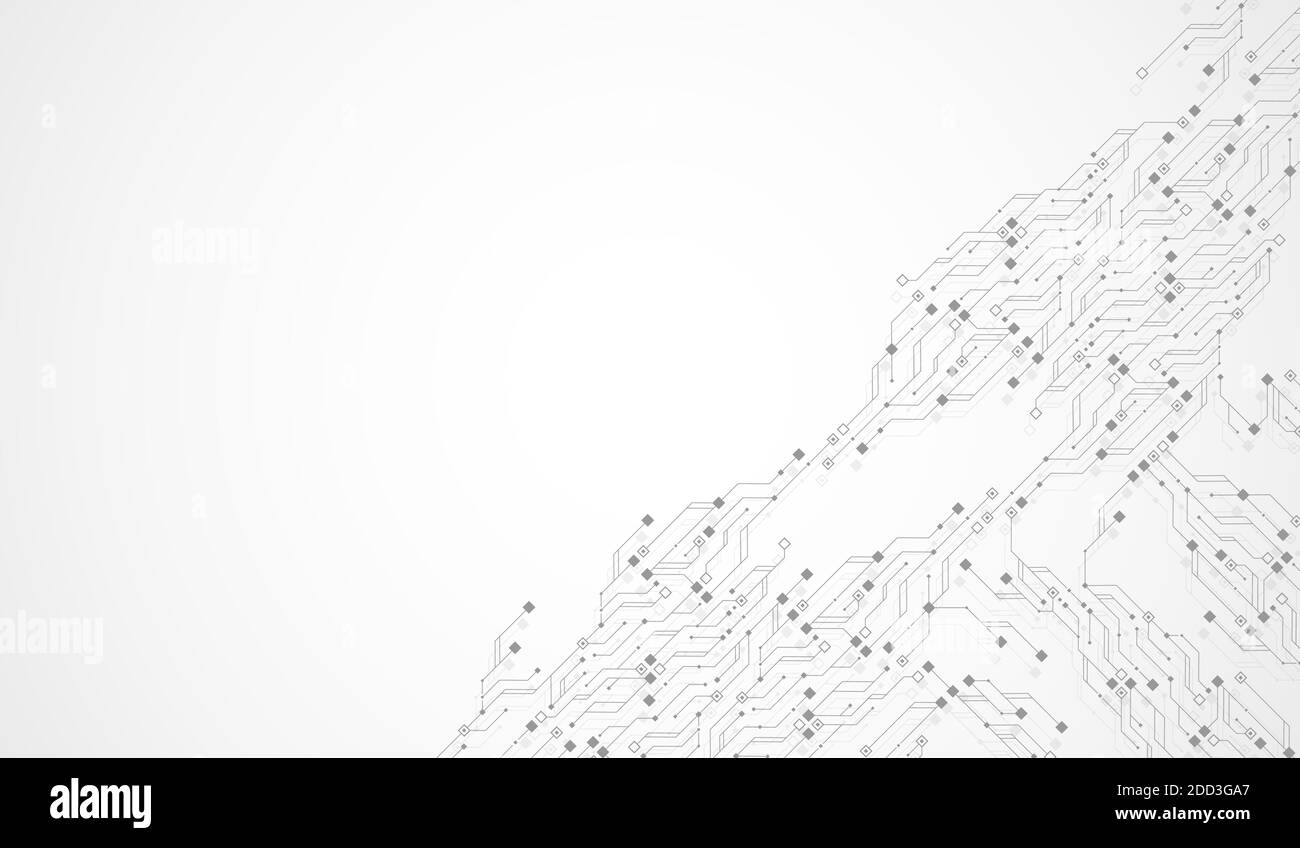 Abstract background with High-tech technology texture circuit board ...