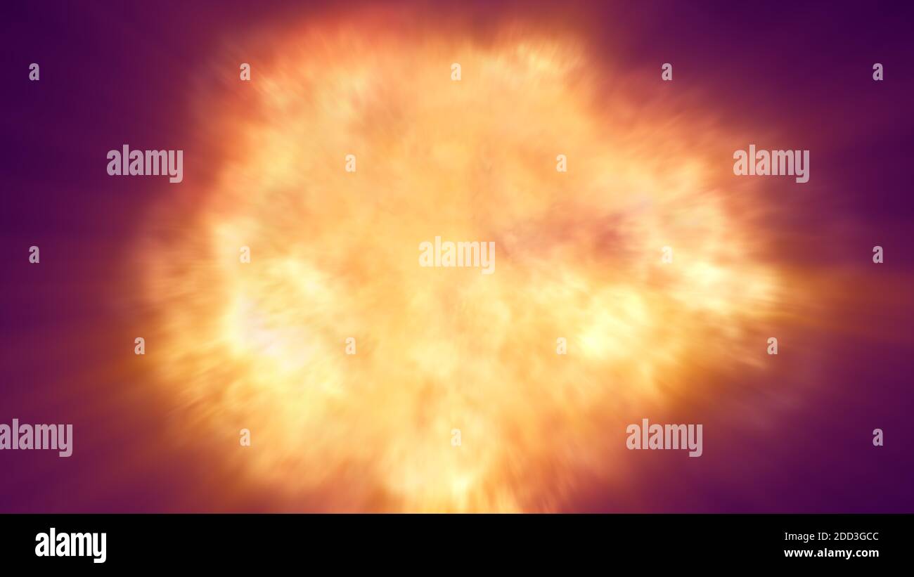 explosion fire ball abstract texture, render illustration Stock Photo ...