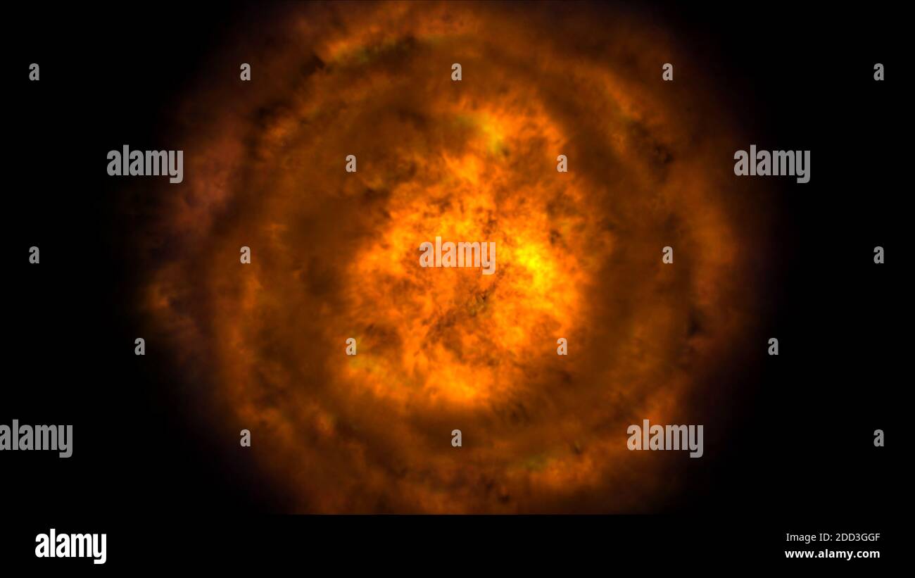 explosion fire ball abstract texture, render illustration Stock Photo ...
