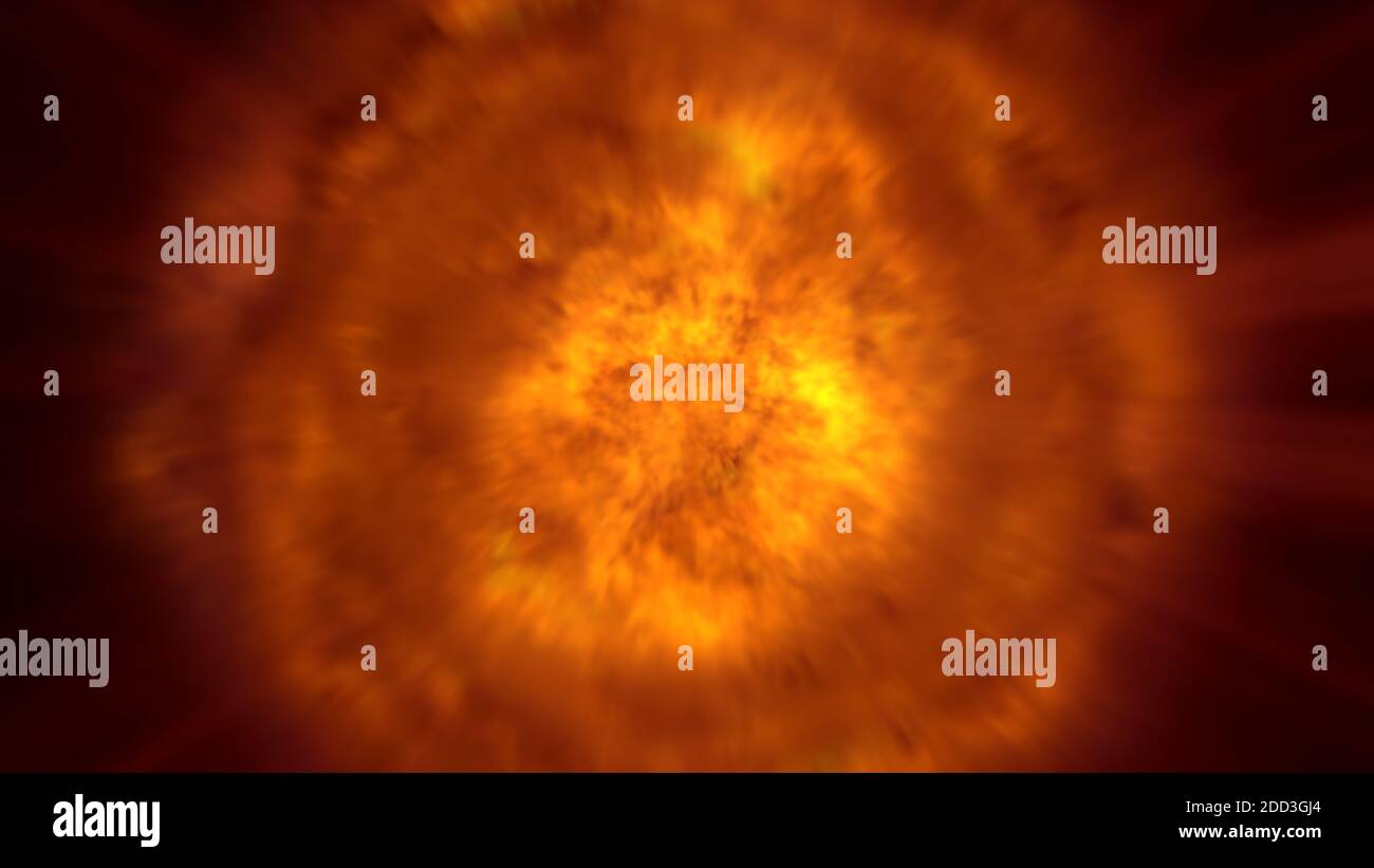 explosion fire ball abstract texture, render illustration Stock Photo ...