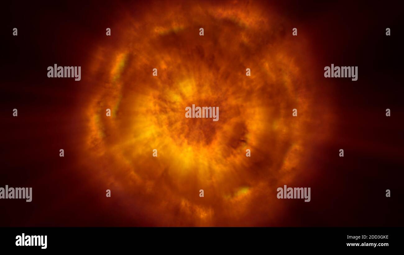 explosion fire ball abstract texture, render illustration Stock Photo ...