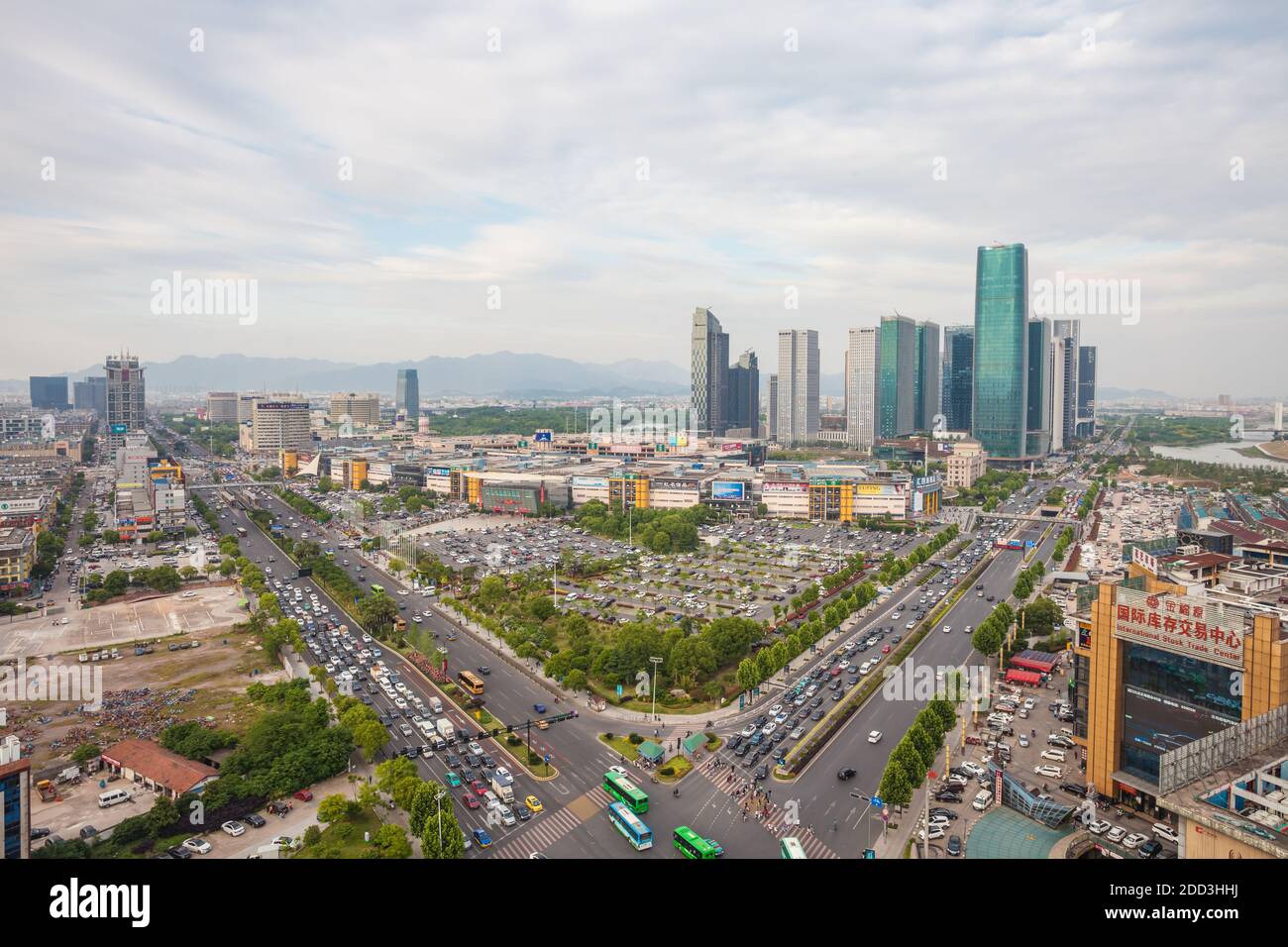 Yiwu international trade city landscape Stock Photo - Alamy