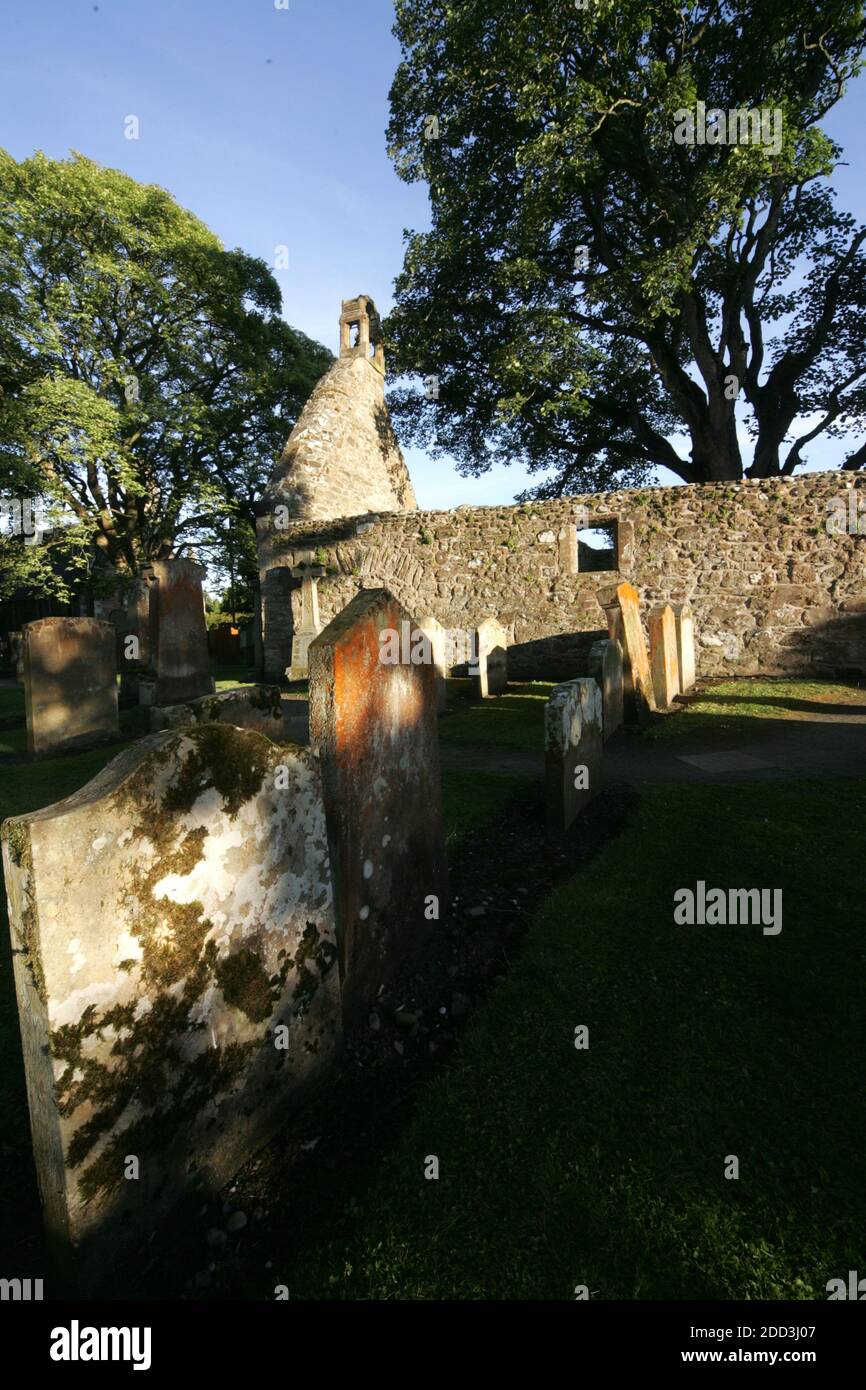 Alloway Auld Kirk, Ayrshire, Scotland, The Alloway Auld Kirk, which ...