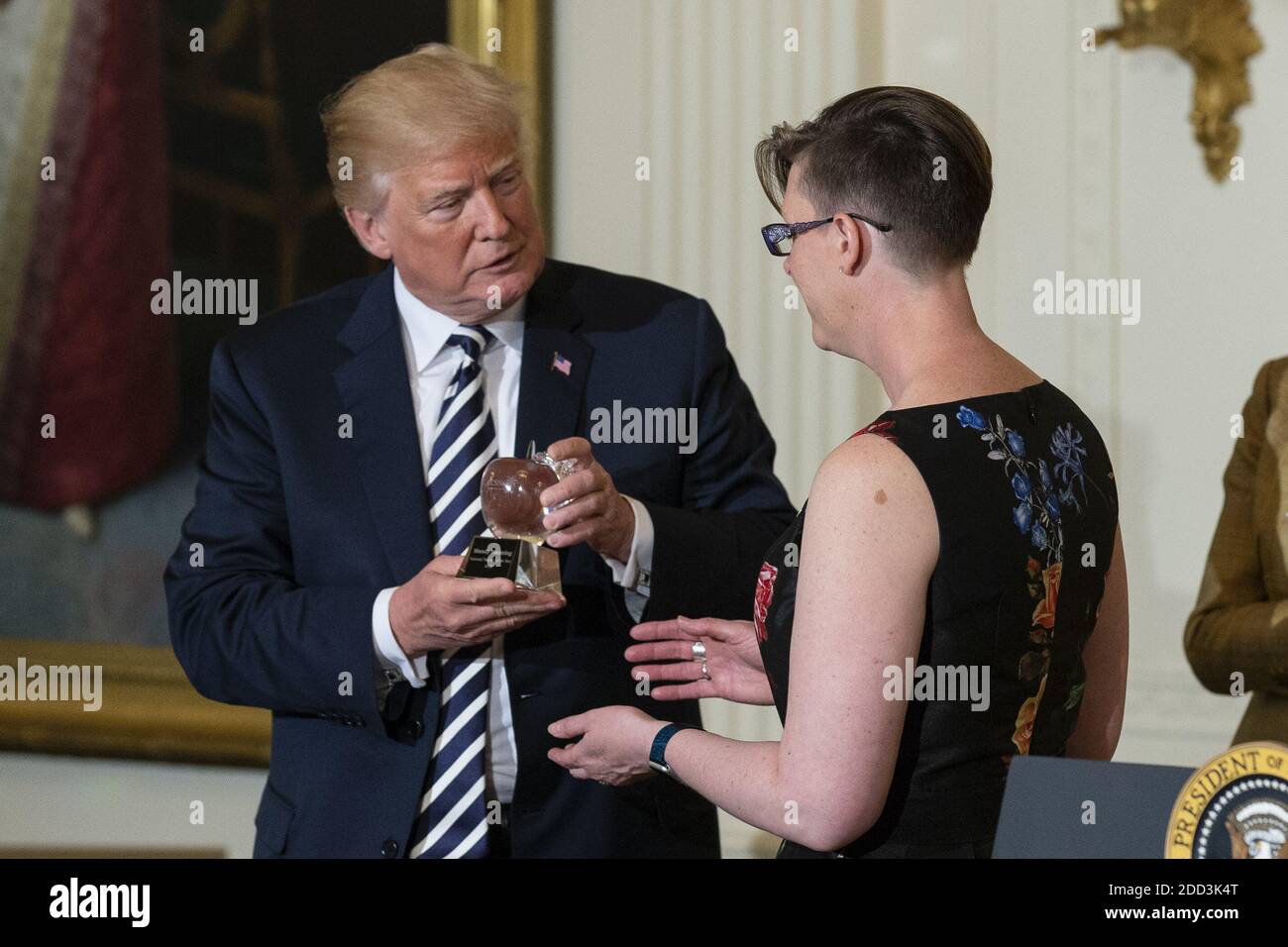 United States President Donald J. Trump presents National Teacher of ...