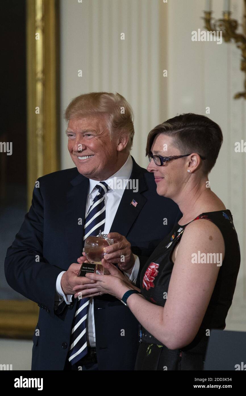 United States President Donald J. Trump presents National Teacher of ...