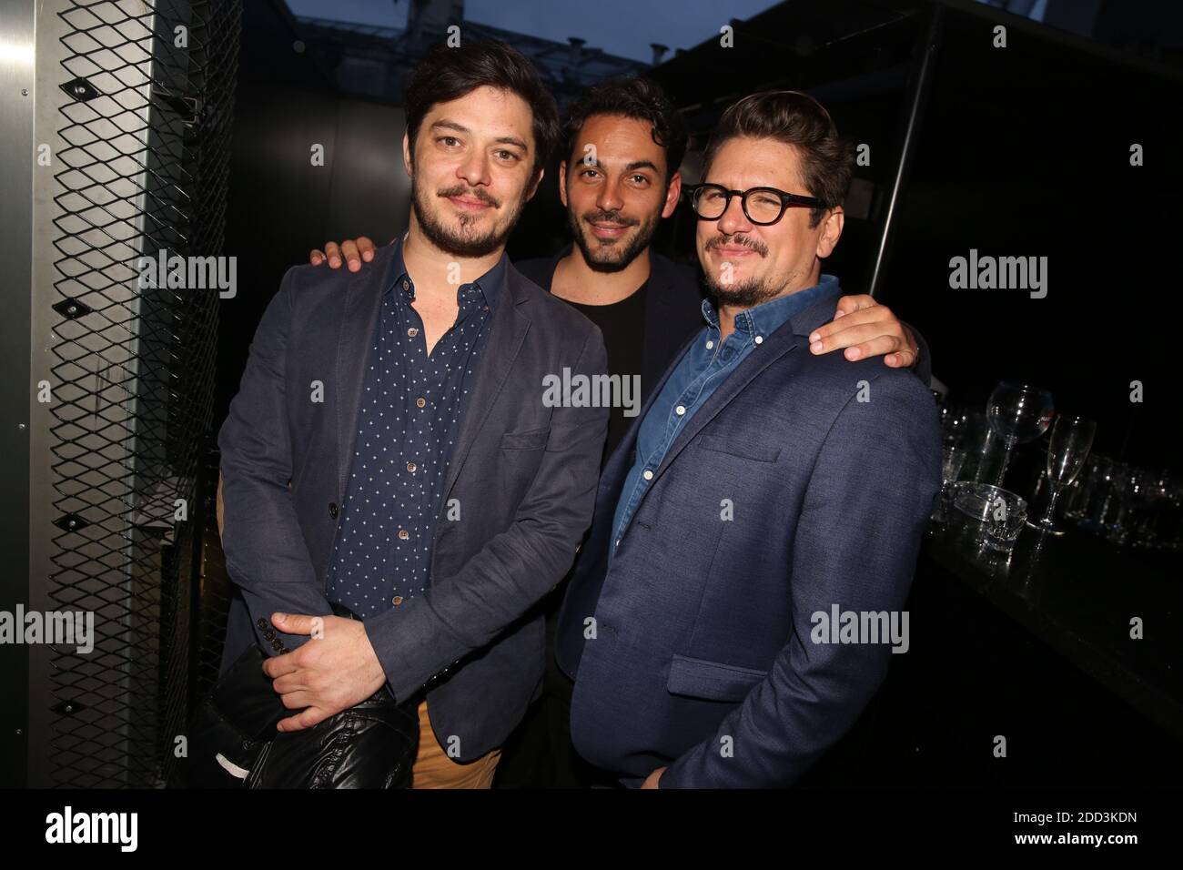 Exclusif - Aurelien Wiik, Geoffrey Gervais et Matthias Van Khache lors ...