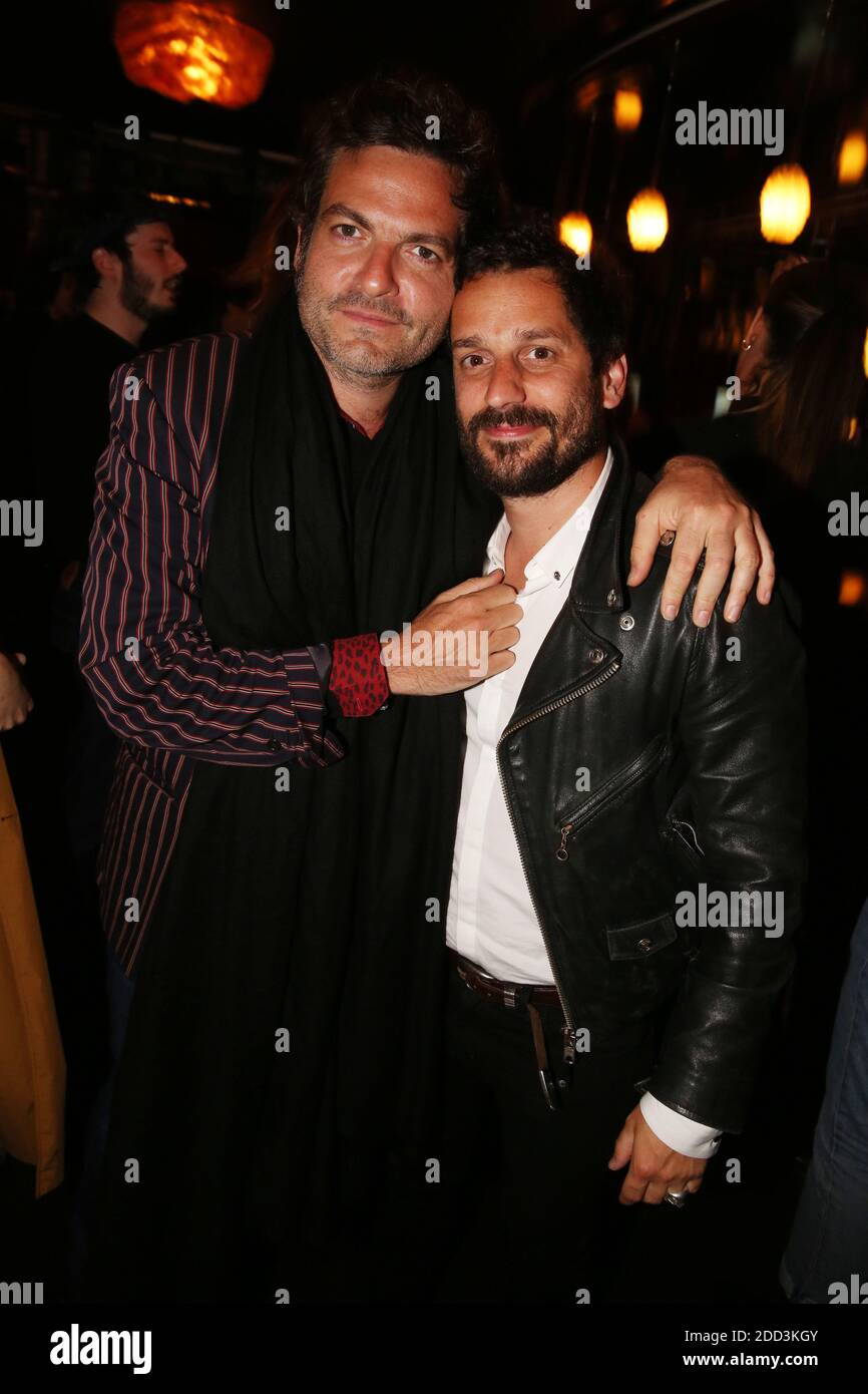 Exclusif - Matthieu Chedid et Sylvain Quimene lors de la soiree d ...