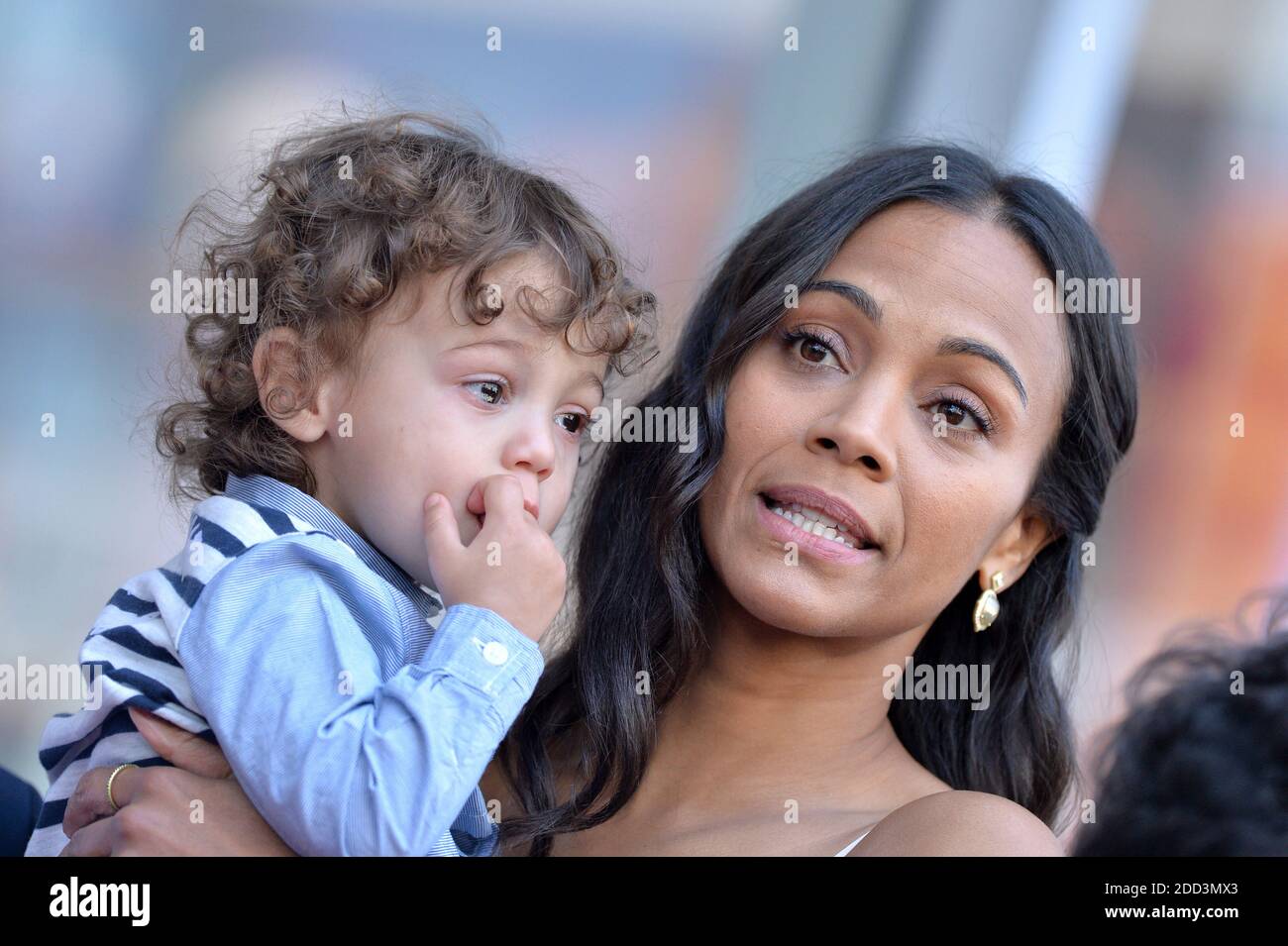Zoe Saldana is honored with a star on the Hollywood Walk of Fame on May ...