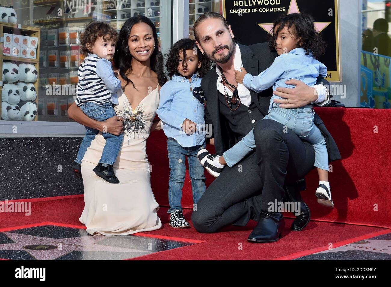 Marco Perego, Bowie Perego-Saldana, Cy Perego-Saldana and Zen Perego ...