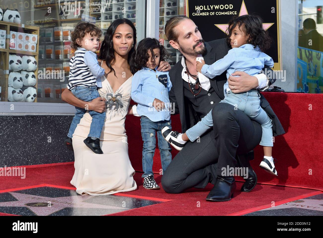 Marco Perego, Bowie Perego-Saldana, Cy Perego-Saldana and Zen Perego ...