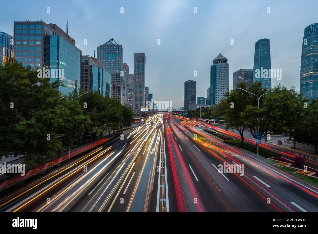Beijing guomao area landscape Stock Photo - Alamy