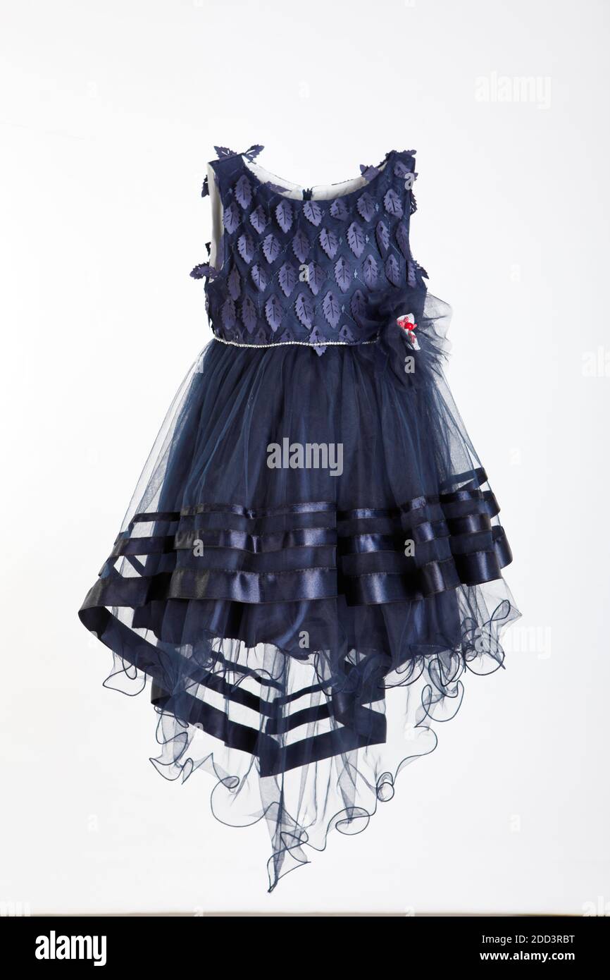 dress girl isolated on white background Stock Photo - Alamy