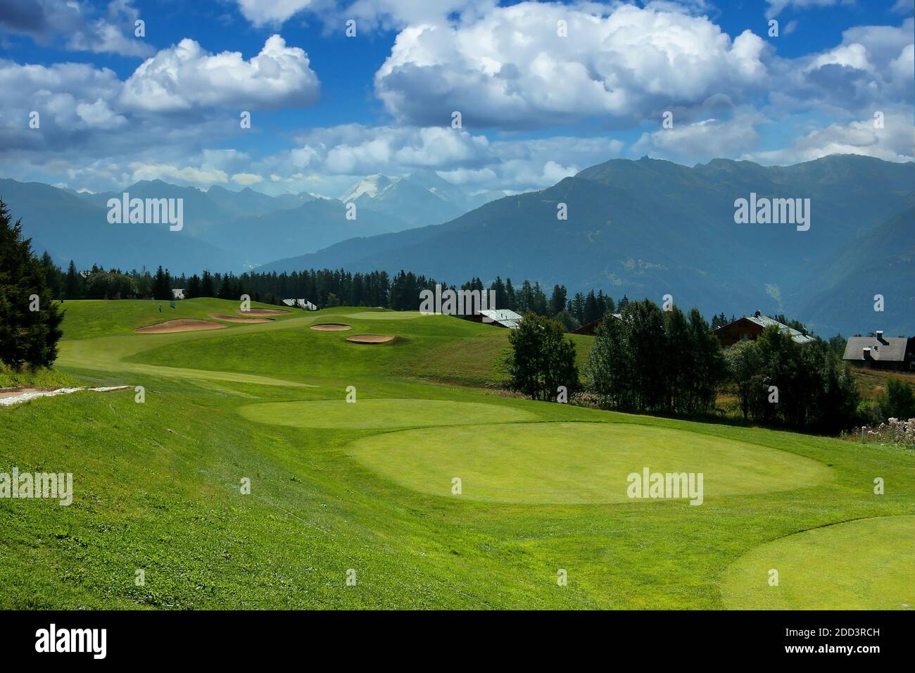 Crans Montana Golf Course High Resolution Stock Photography and Images ...
