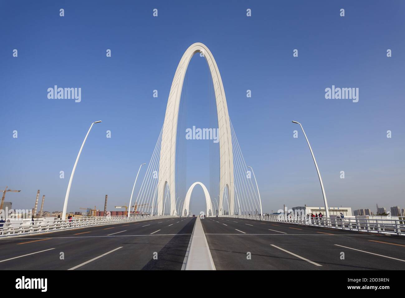 Beijing shougang bridge Stock Photo - Alamy
