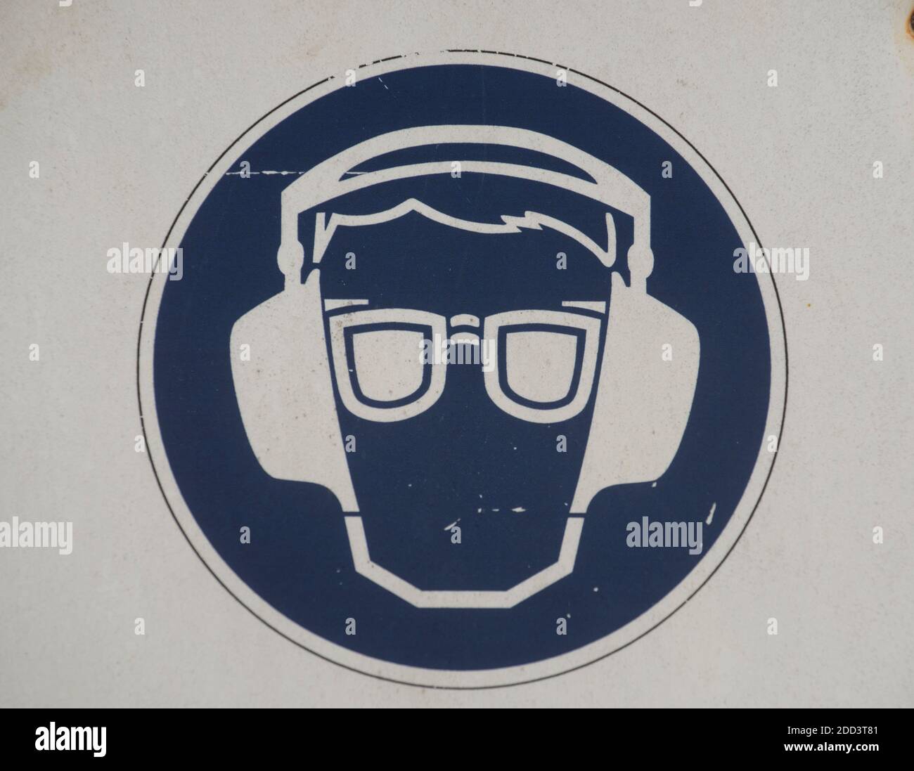 Hearing protection at the workplace, safety for the human ear Stock ...