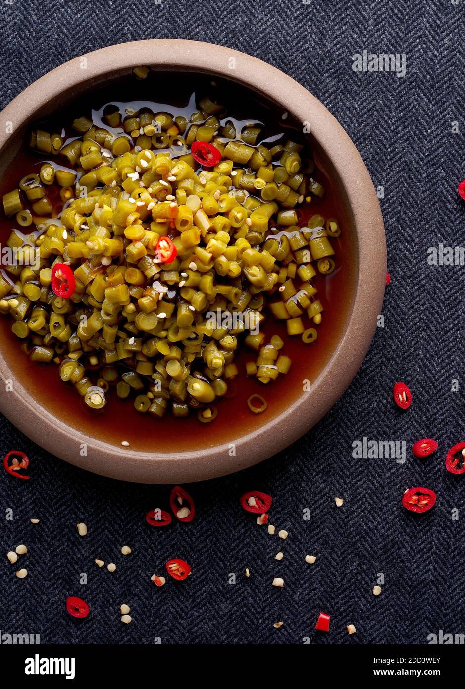 Acid beans broken Stock Photo - Alamy