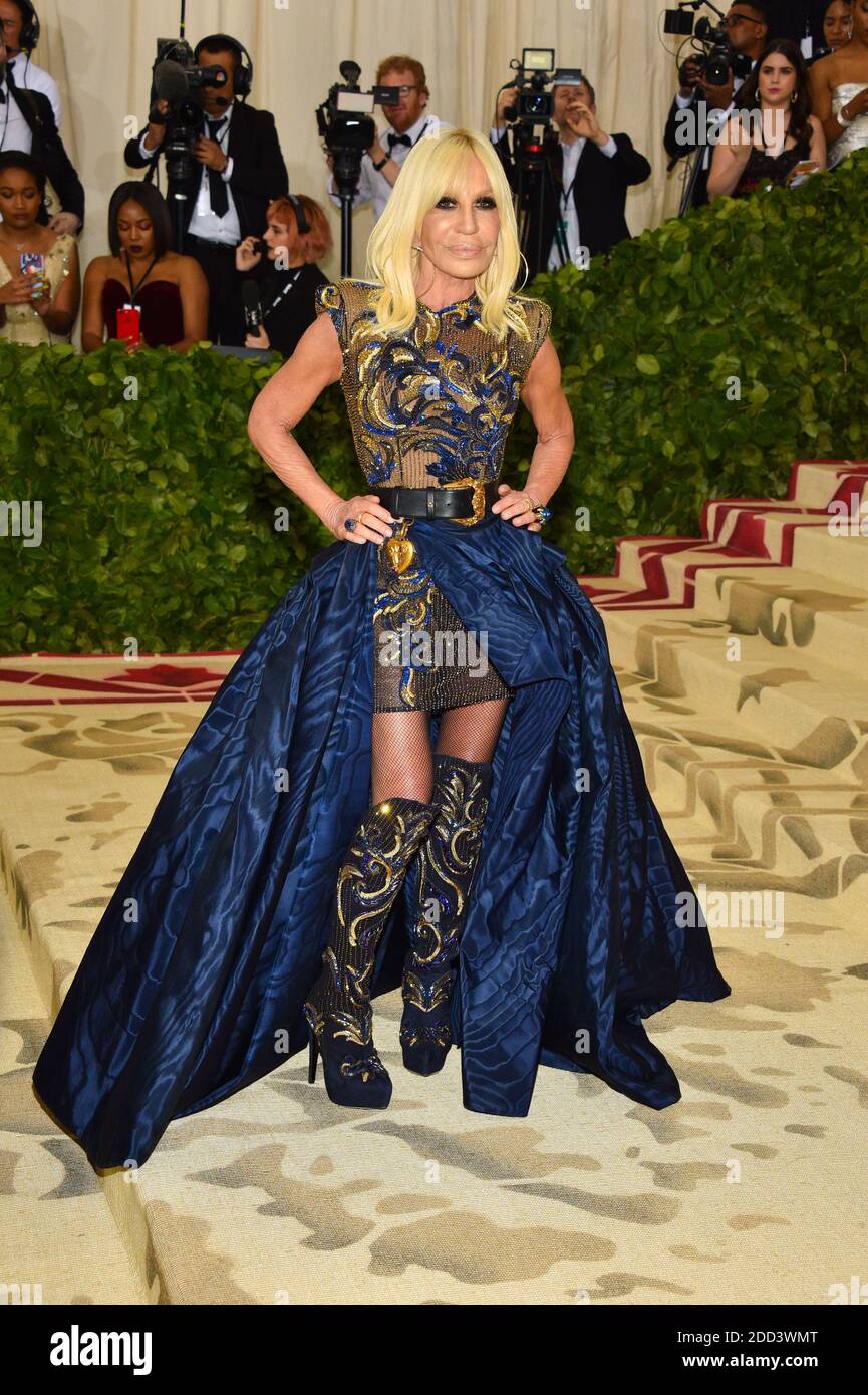 Donatella Versace attending the Costume Institute Benefit at The ...