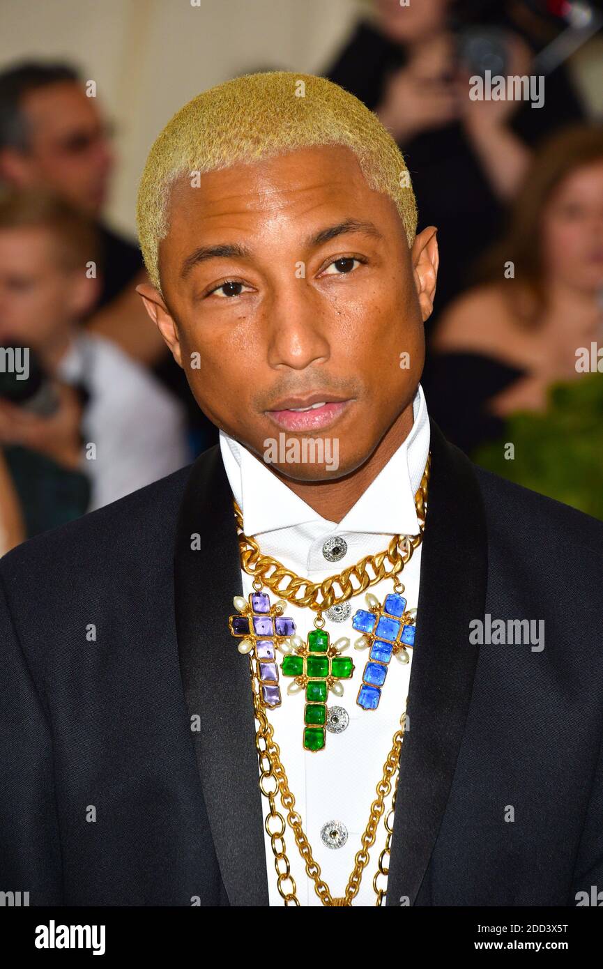 Pharrell Williams attending the Costume Institute Benefit at The ...