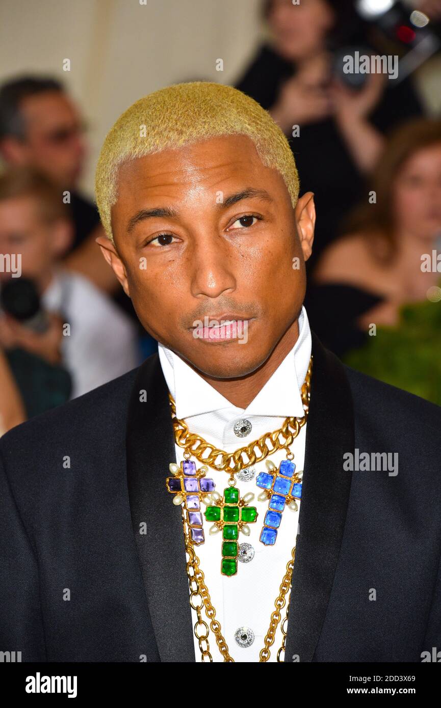 Pharrell Williams attending the Costume Institute Benefit at The ...