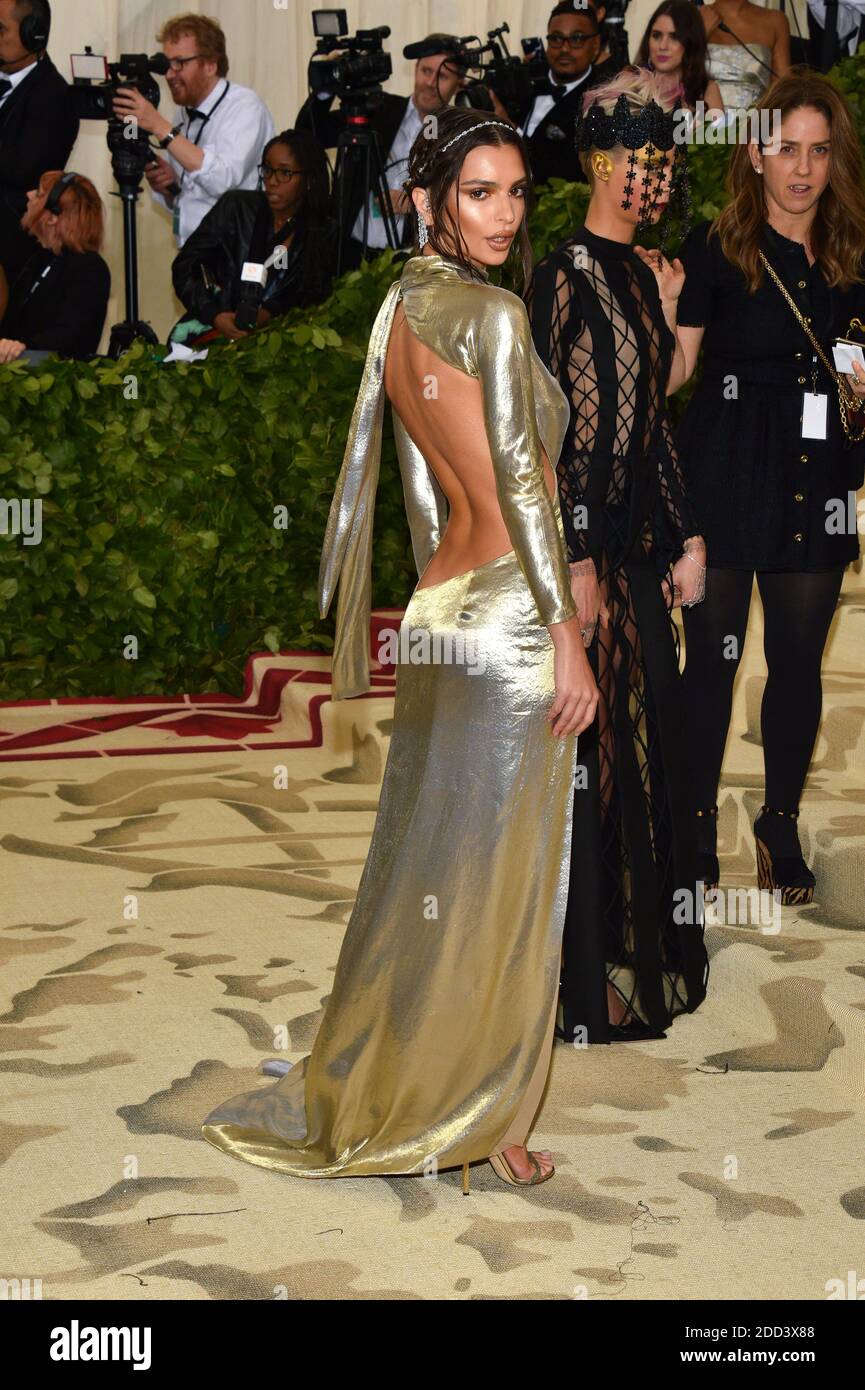 Emily Ratajkowski attending the Costume Institute Benefit at The ...