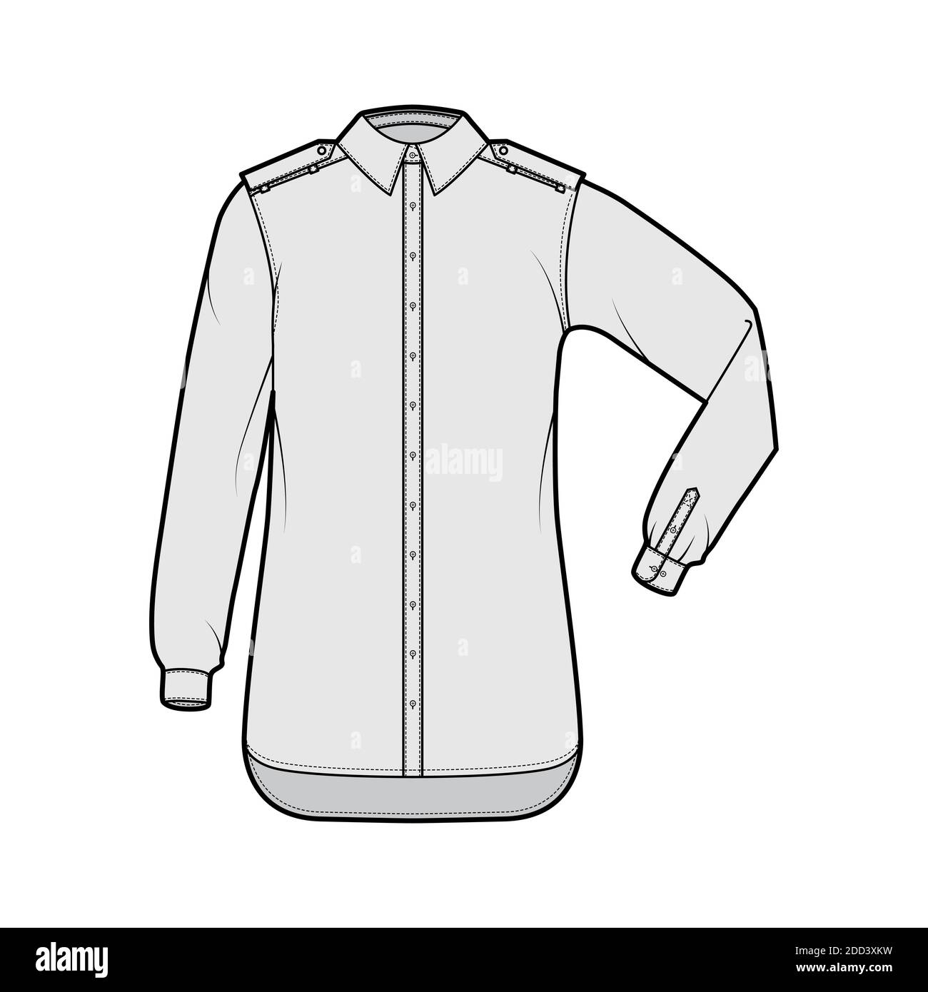 Black epaulette Cut Out Stock Images & Pictures - Alamy