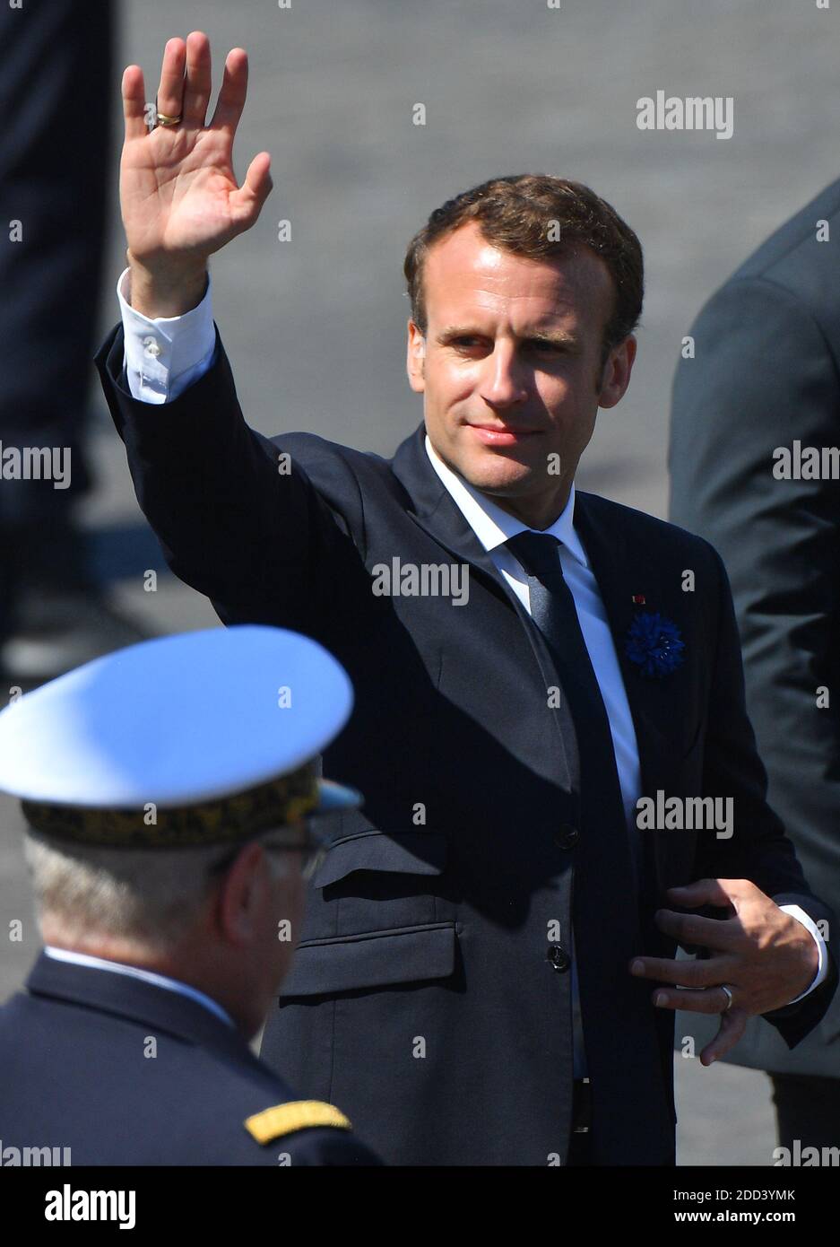 French President Emmanuel Macron during a Ceremony commemorating the ...
