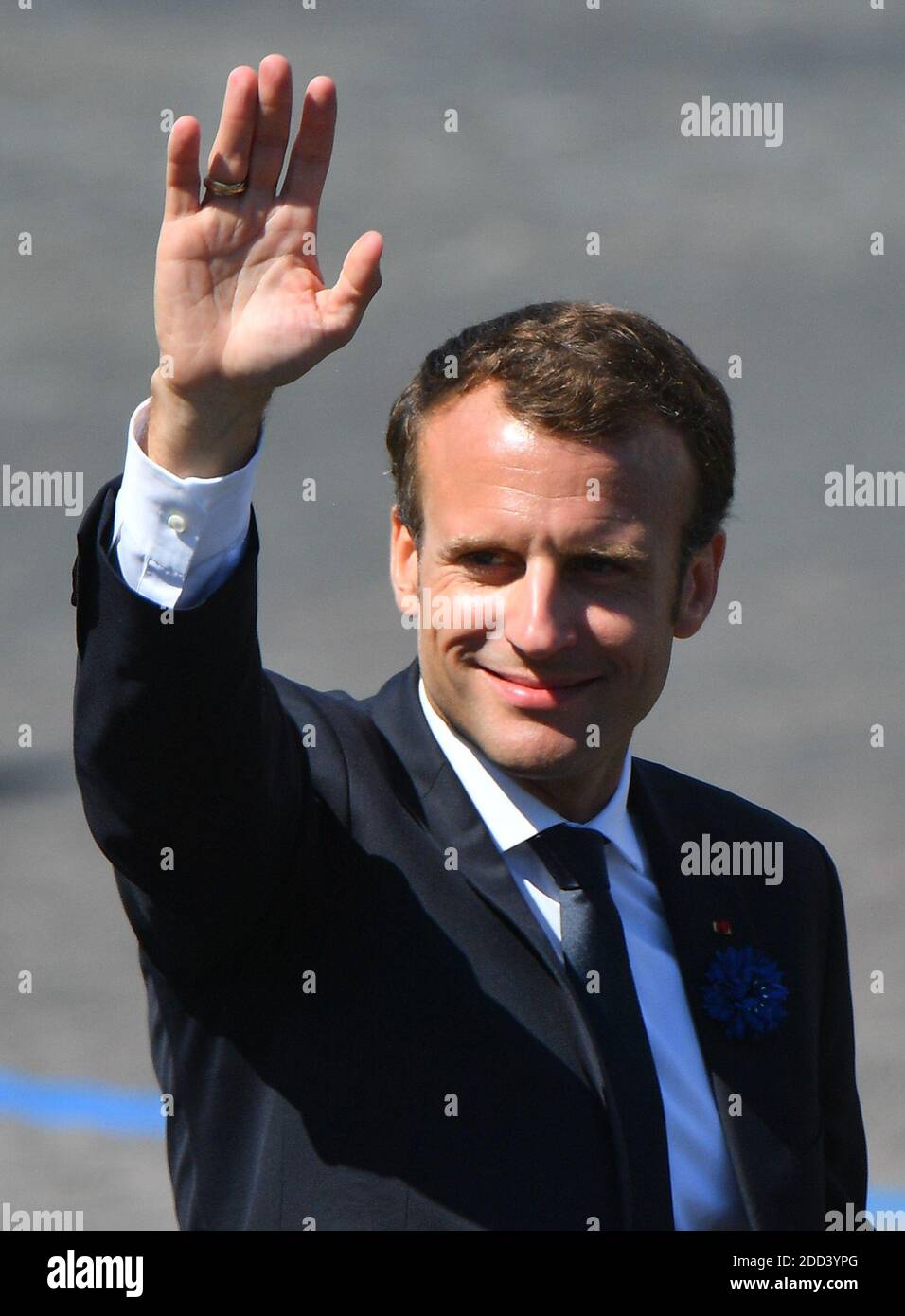 French President Emmanuel Macron during a Ceremony commemorating the ...