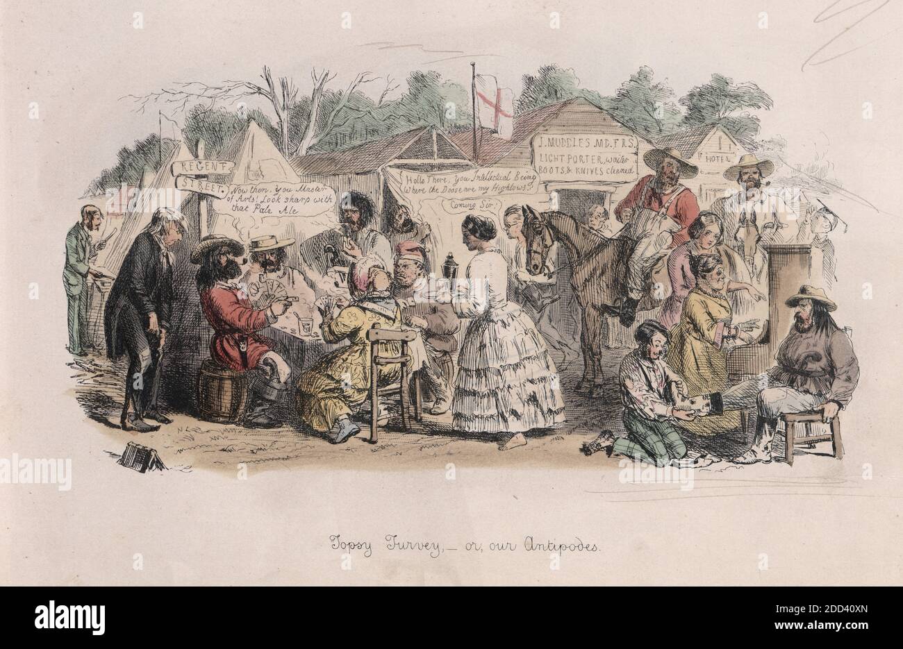 English colony cartoon hi-res stock photography and images - Alamy
