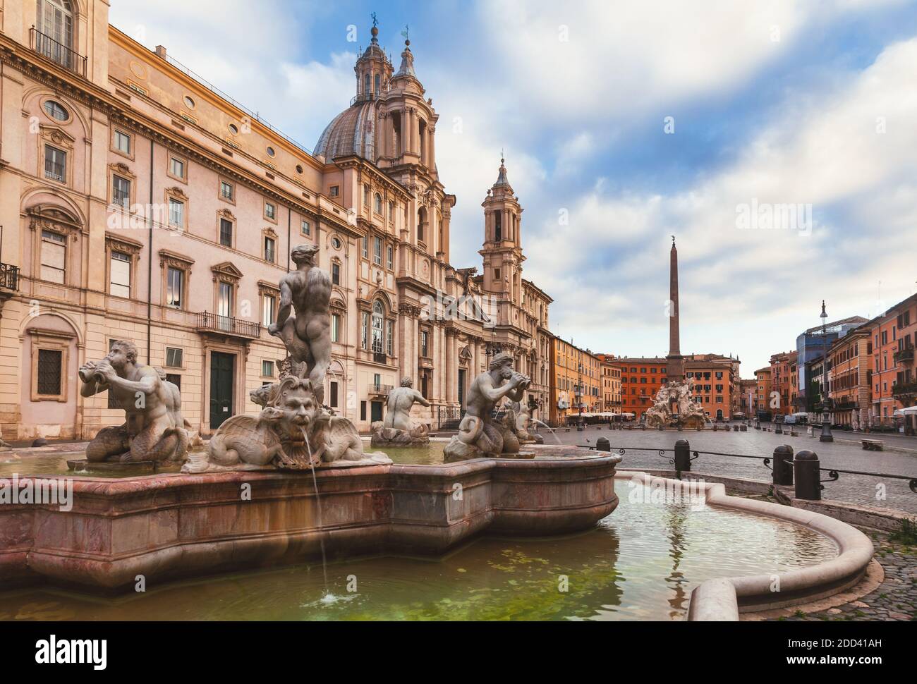 Piazza Navona, a historic public open space and significant example of ...