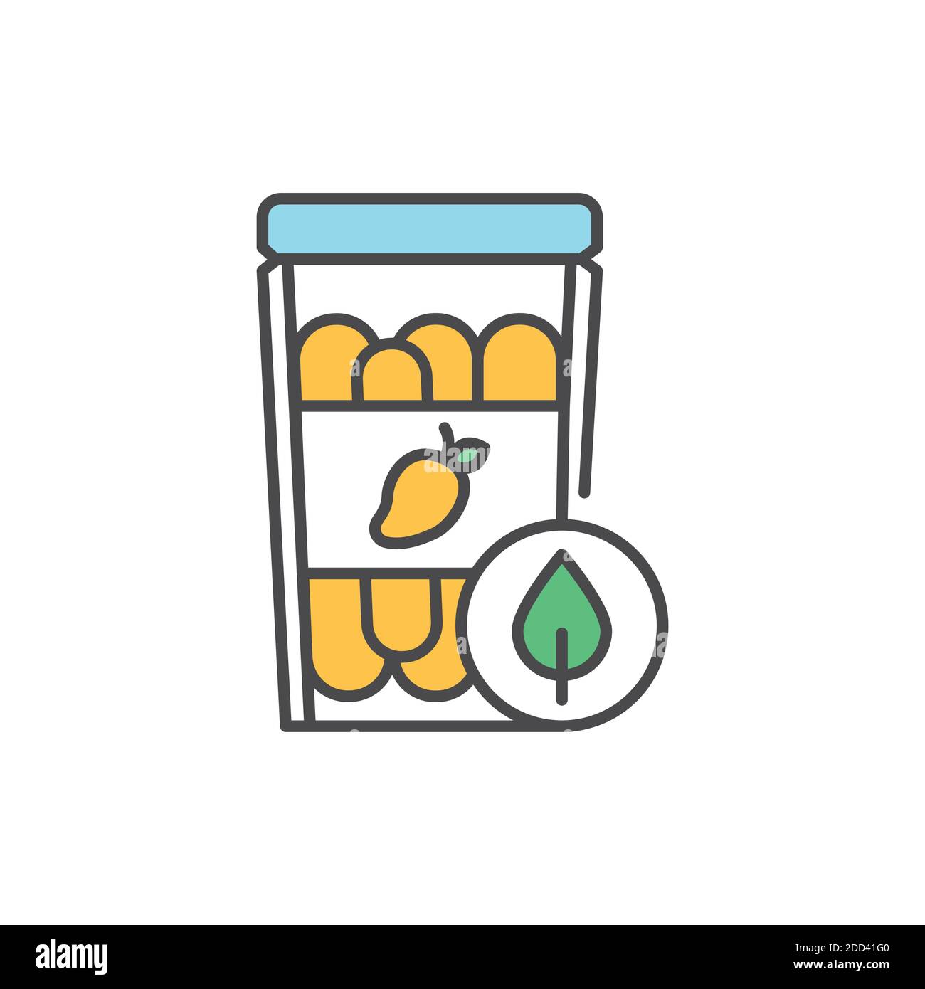 Dried mango fruit Stock Vector Images - Alamy