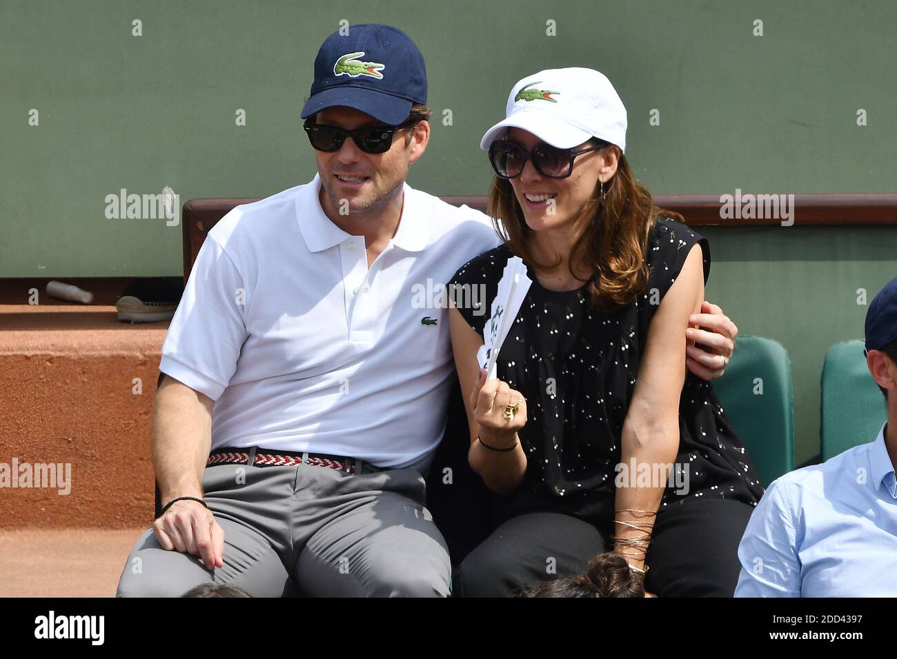 Actor Jamie Bamber nad his wife Kerry Norton attend the 2018 French ...