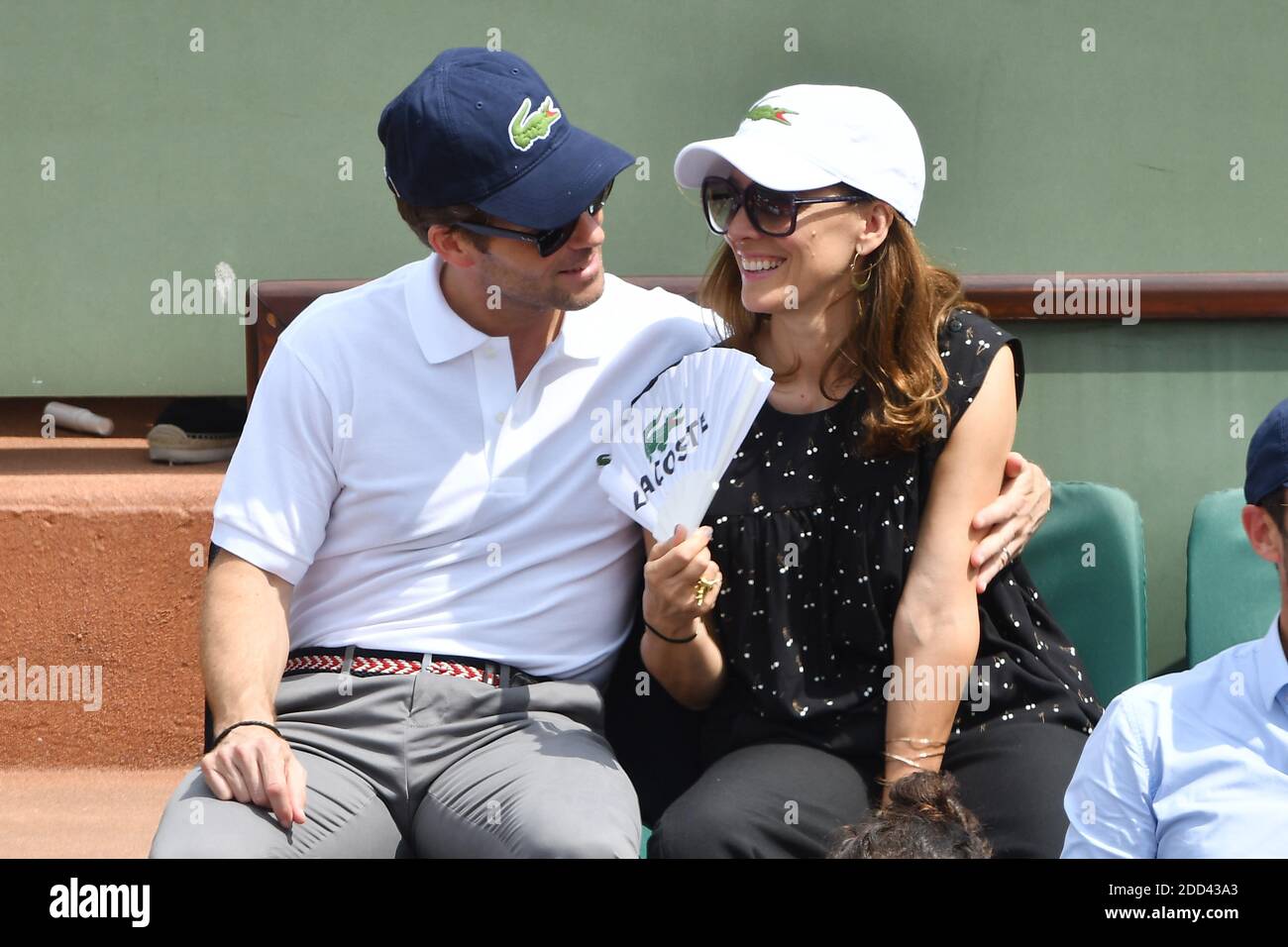 Actor Jamie Bamber nad his wife Kerry Norton attend the 2018 French ...