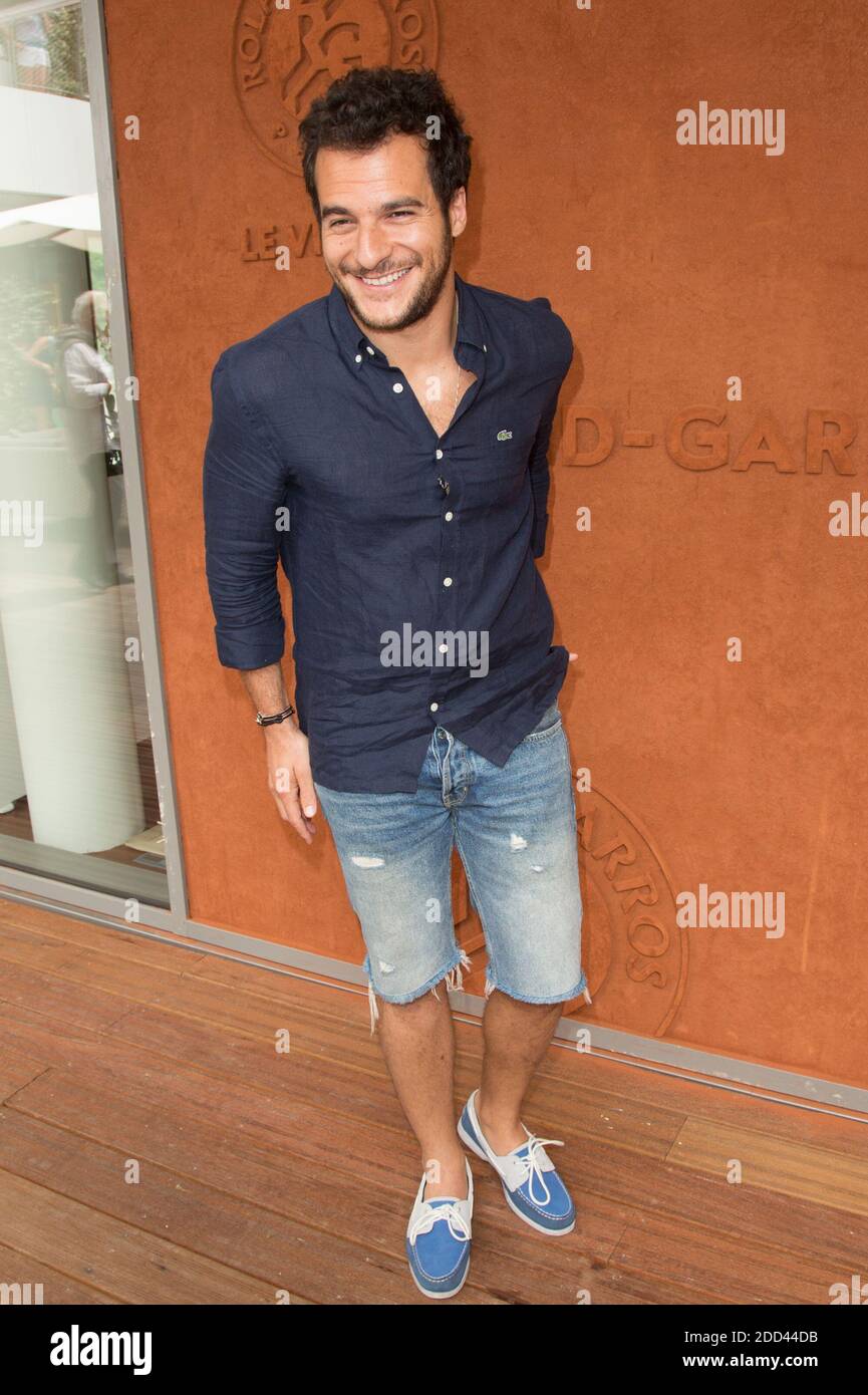 Amir Haddad at the Village during his last match during French Tennis ...