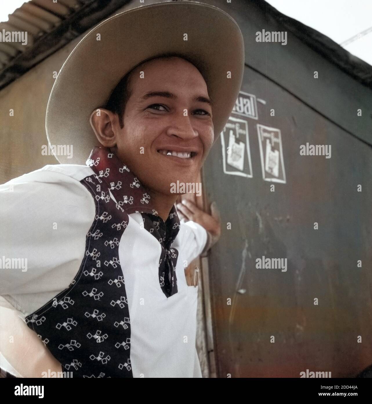 Venezolanischer junger Mann, Venezuela 1966. Venezuelan young man ...