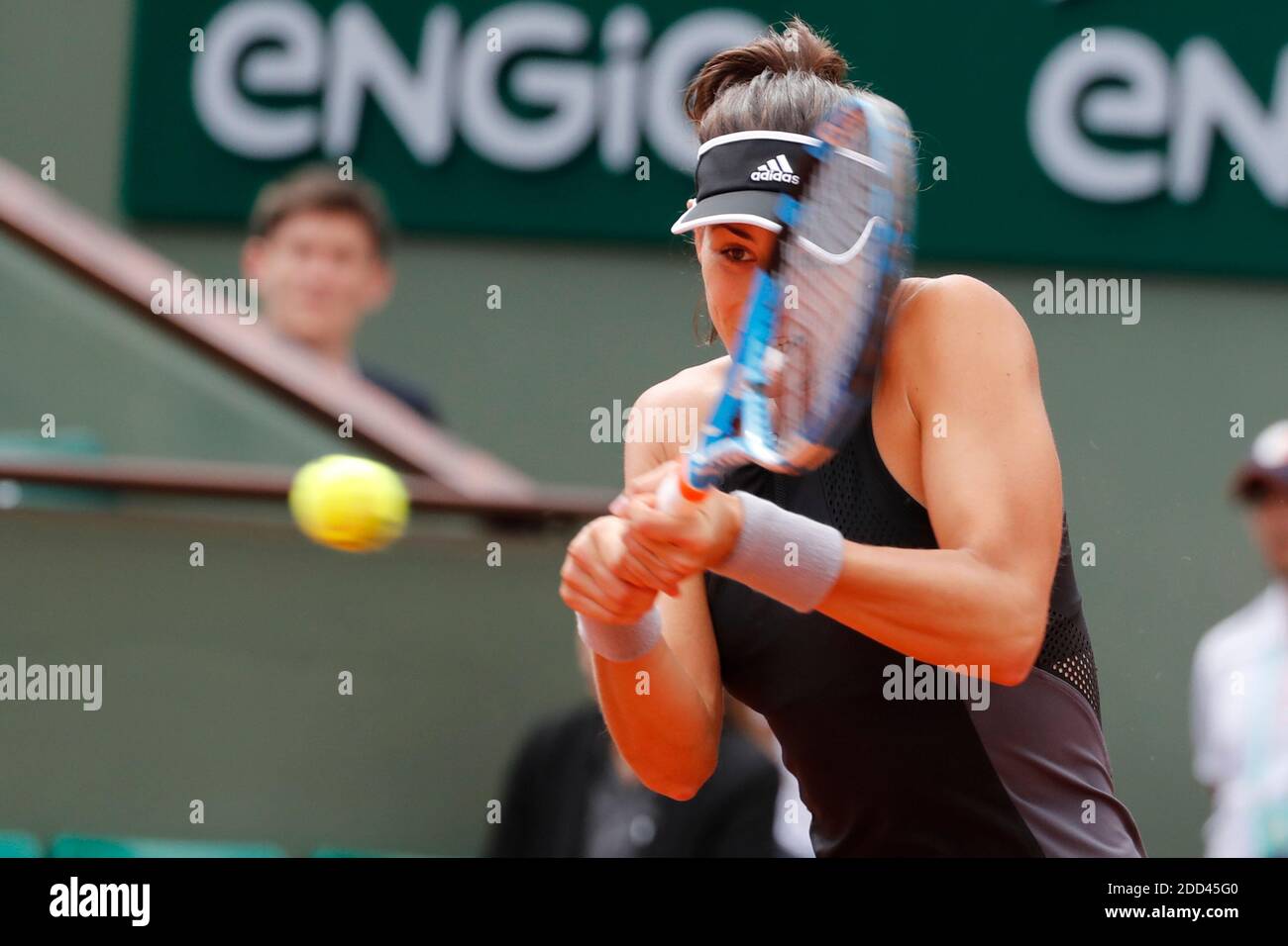 Spain's Garbine Muguruza playing in the third round of the French ...