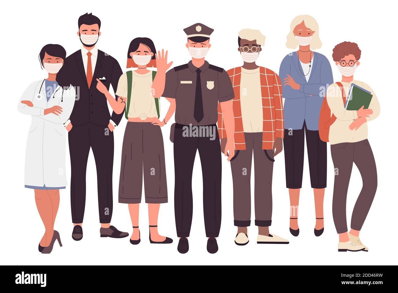 Male female student wearing Cut Out Stock Images & Pictures - Alamy