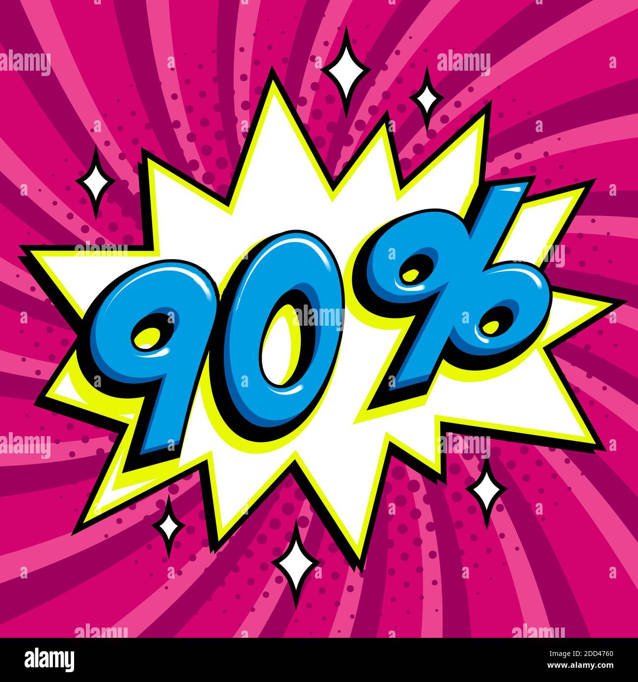 Number 90 comic hi-res stock photography and images - Alamy