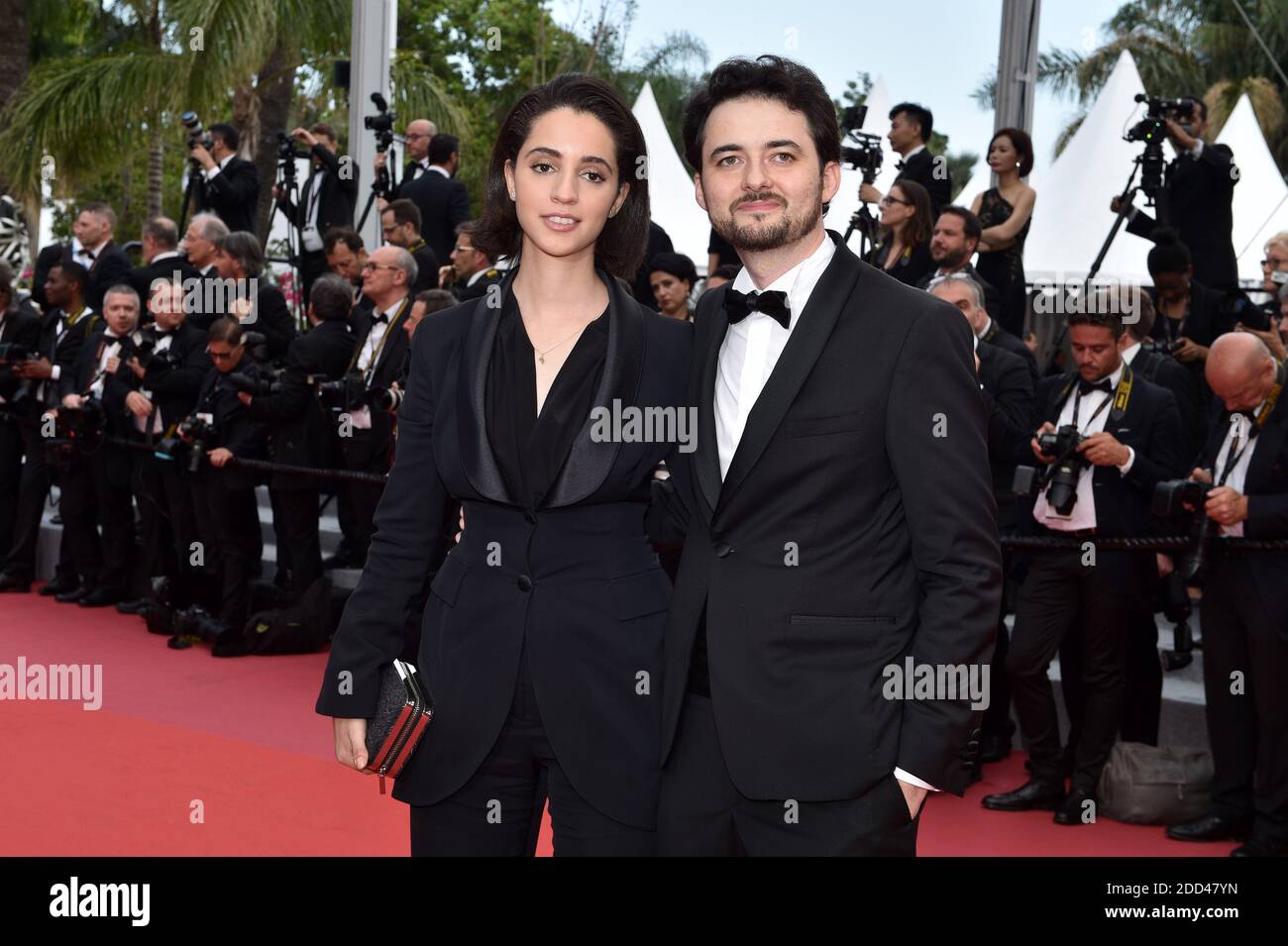 A.B. Shawky, Elisabeth Shawky-Arneitz attending the Yomeddine screening ...