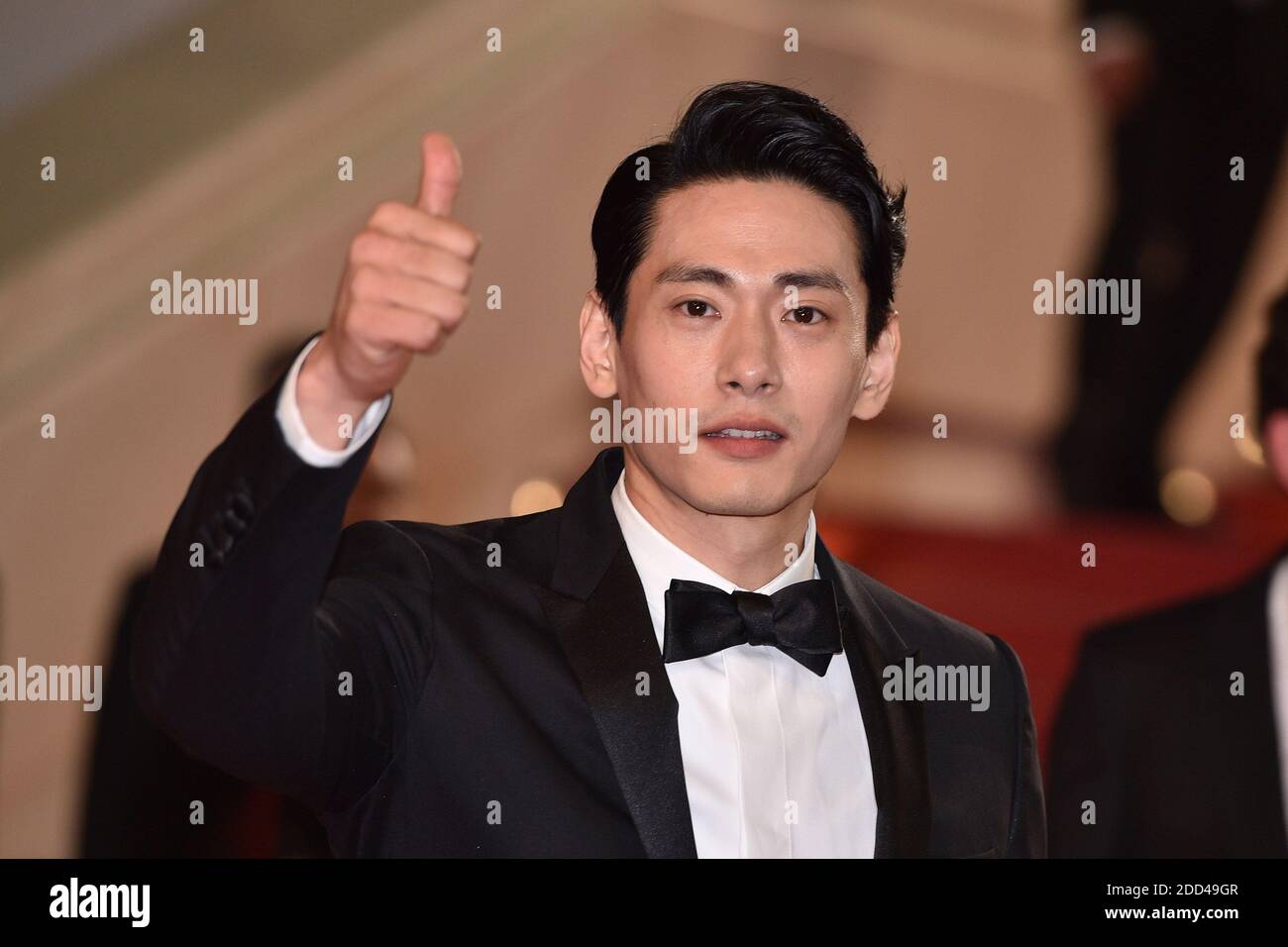Teo Yoo attending the Leto screening held at the Palais des Festivals ...