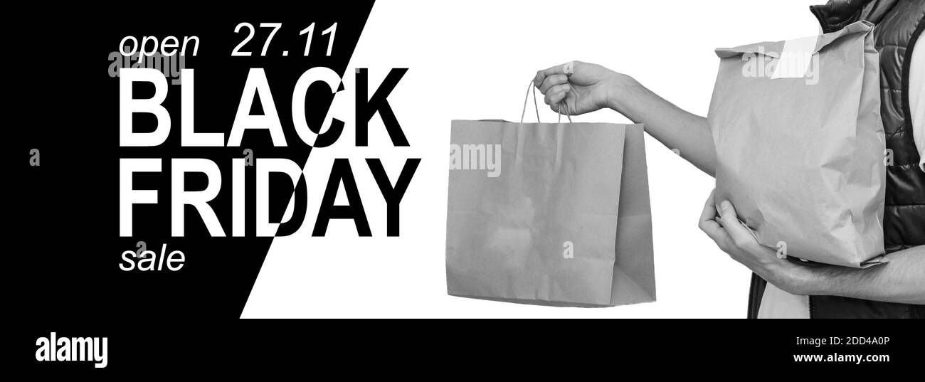 Christmas sale card shopping Black and White Stock Photos & Images - Alamy