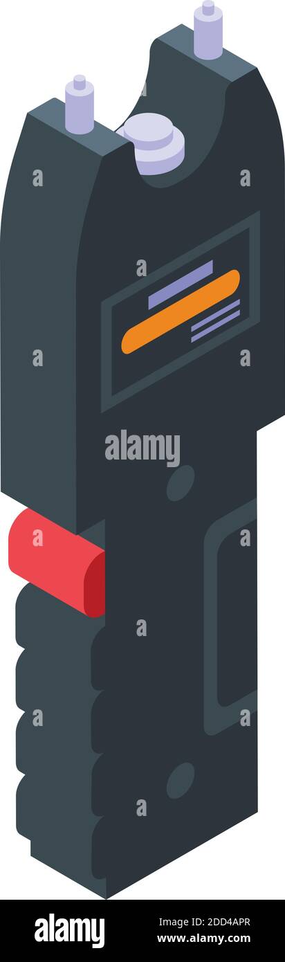 Stun taser icon. Isometric of stun taser vector icon for web design ...