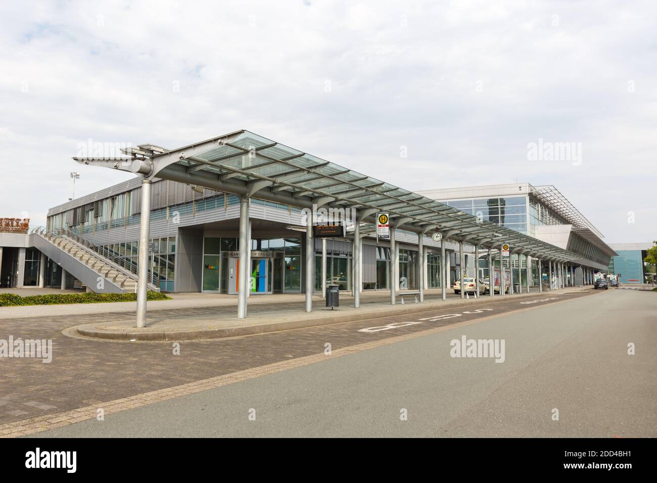 Greven, Germany - August 9, 2020: Münster Osnabrück Airport FMO ...