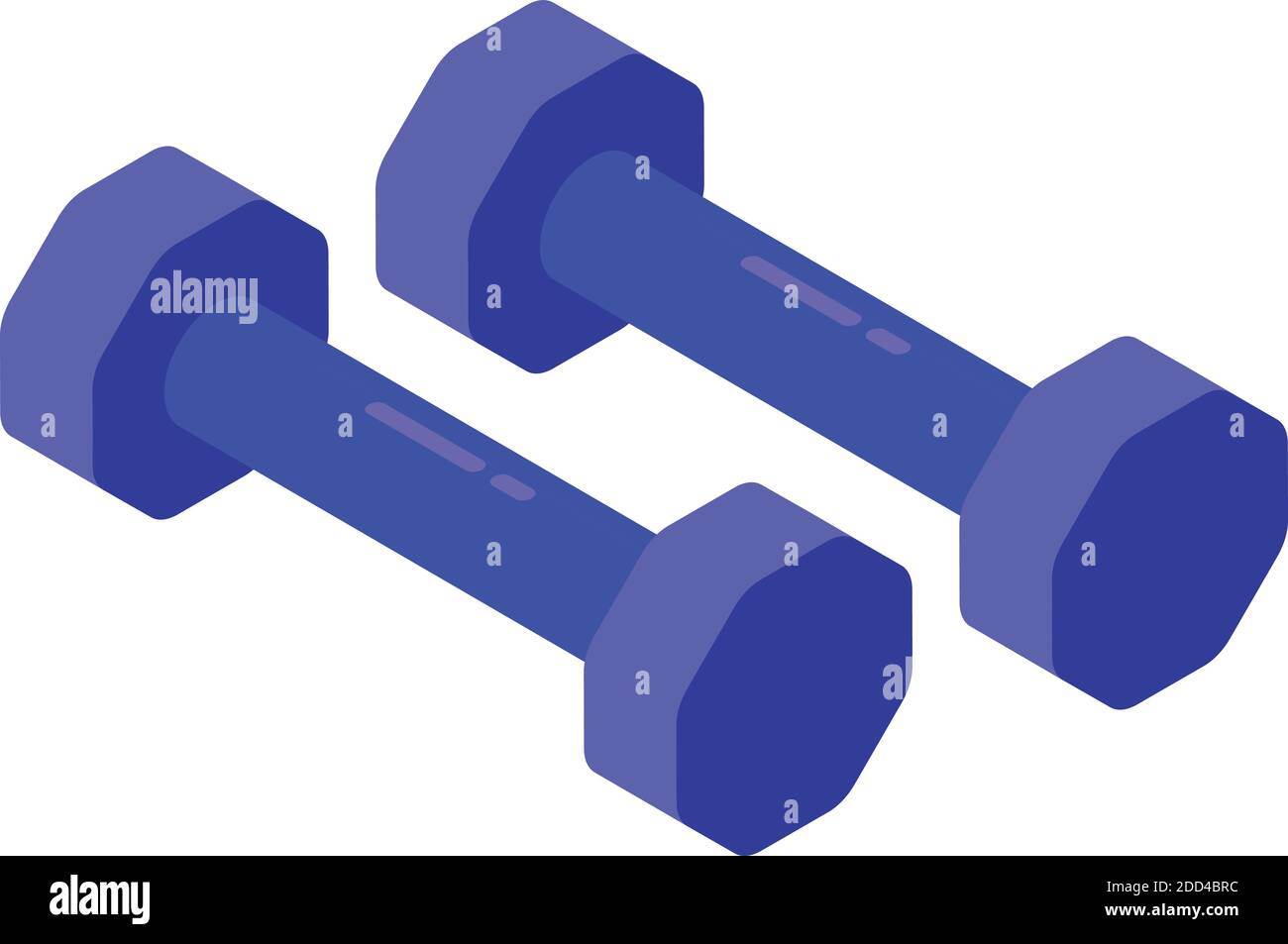 Bodybuilding dumbbells icon. Isometric of bodybuilding dumbbells vector icon for web design ...