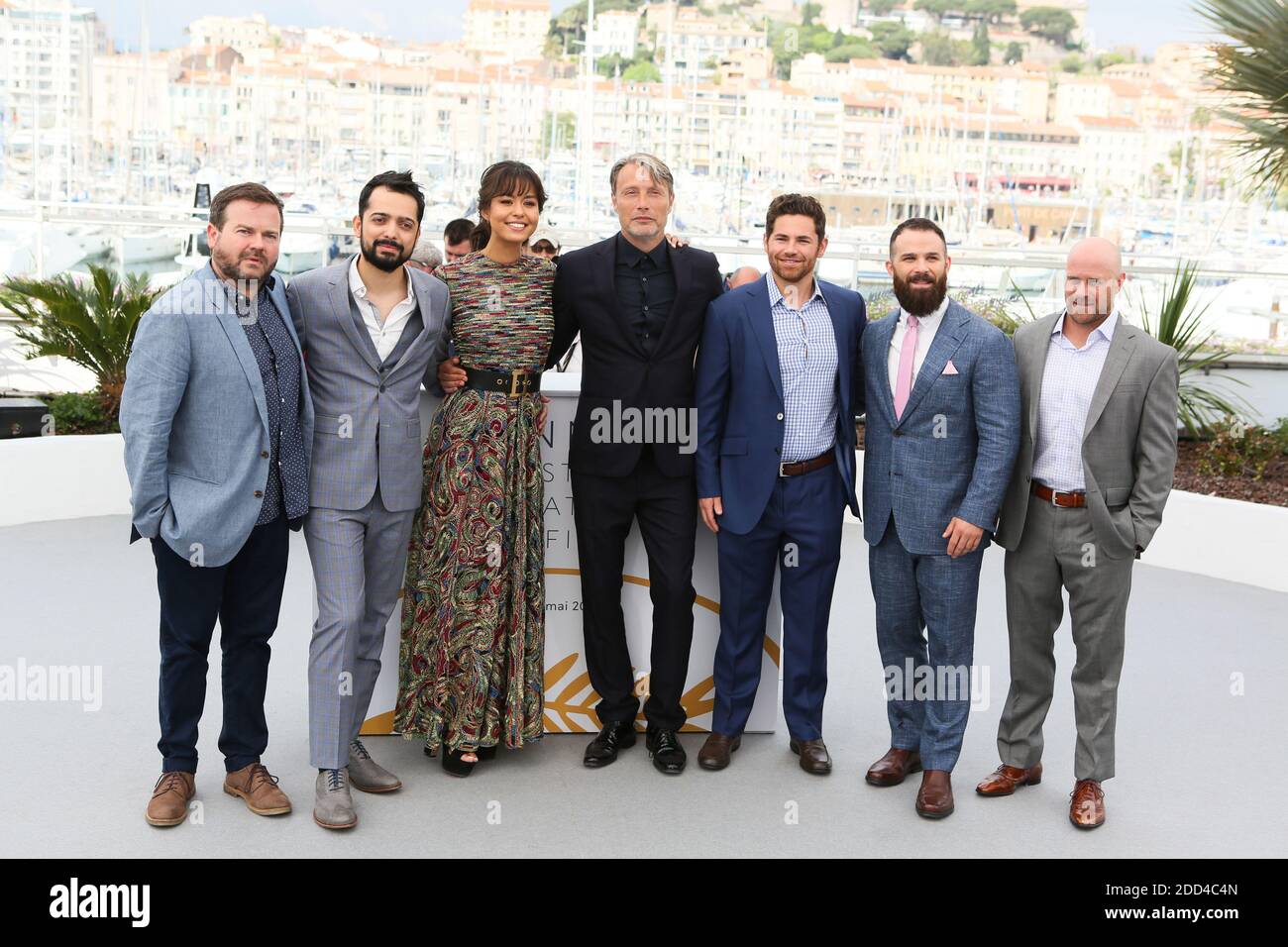 Guest, director Joe Penna, actress Maria Thelma Smaradottir, actor Mads ...