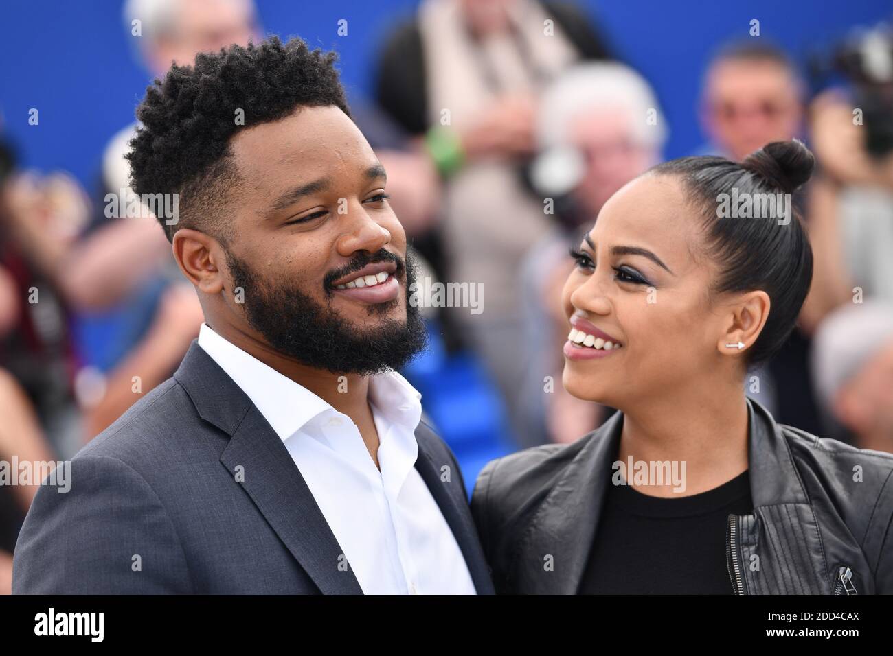 Zinzi Evans attends the Ryan Coogler photocall held at the Palais des ...