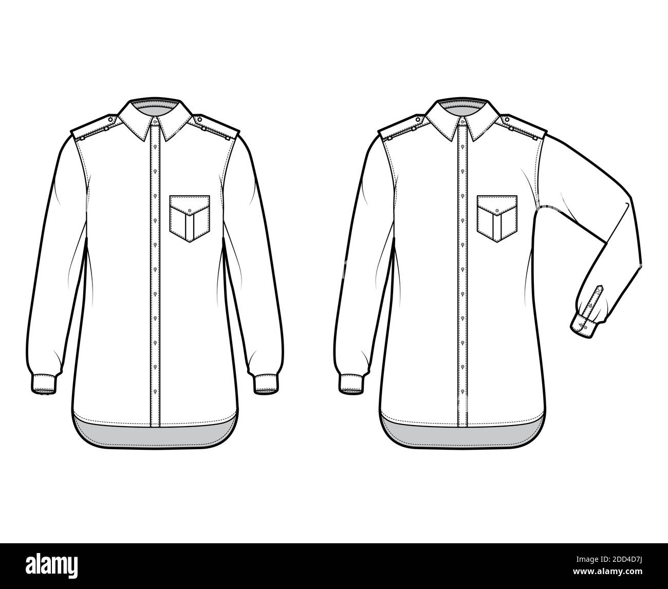 Black epaulette Cut Out Stock Images & Pictures - Alamy
