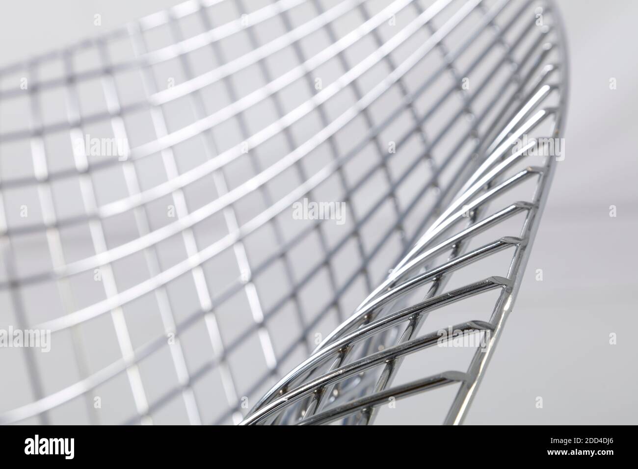 Details of the metal mesh chair Stock Photo - Alamy