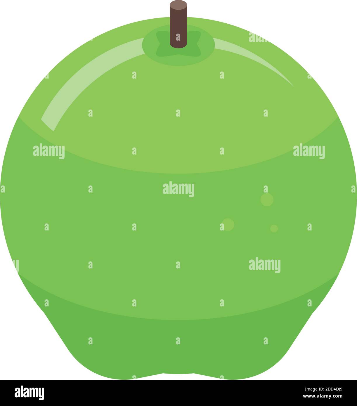 Apple pie green apple icon. Isometric of apple pie green apple vector ...