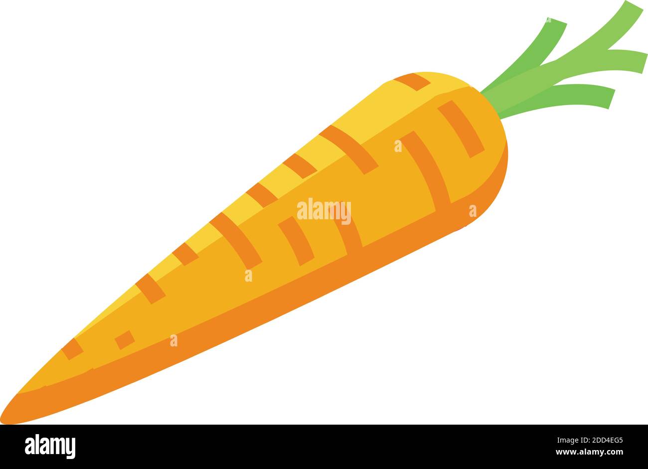 Healthy carrot food icon. Isometric of healthy carrot food vector icon ...