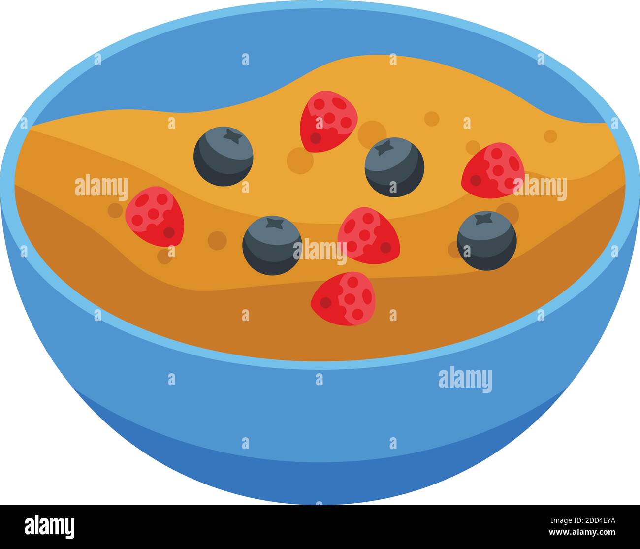 Healthy muesli food icon. Isometric of healthy muesli food vector icon ...